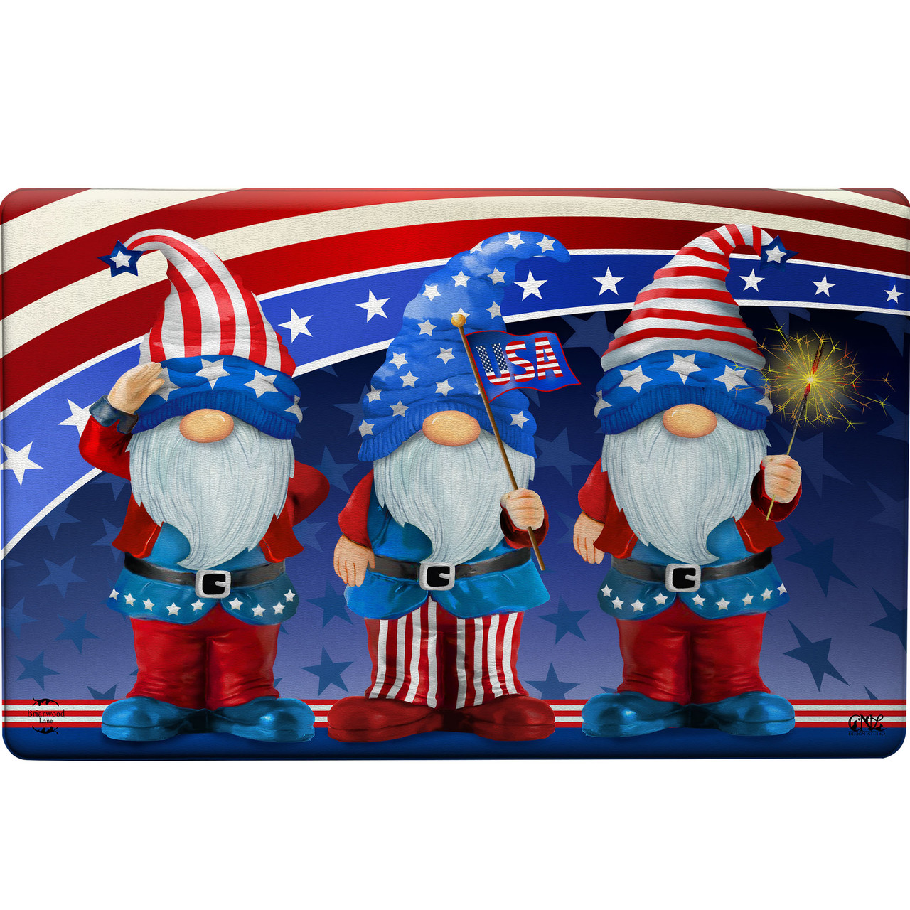 Briarwood Lane Patriotic Gnomes Comfort Mat - Walmart.com