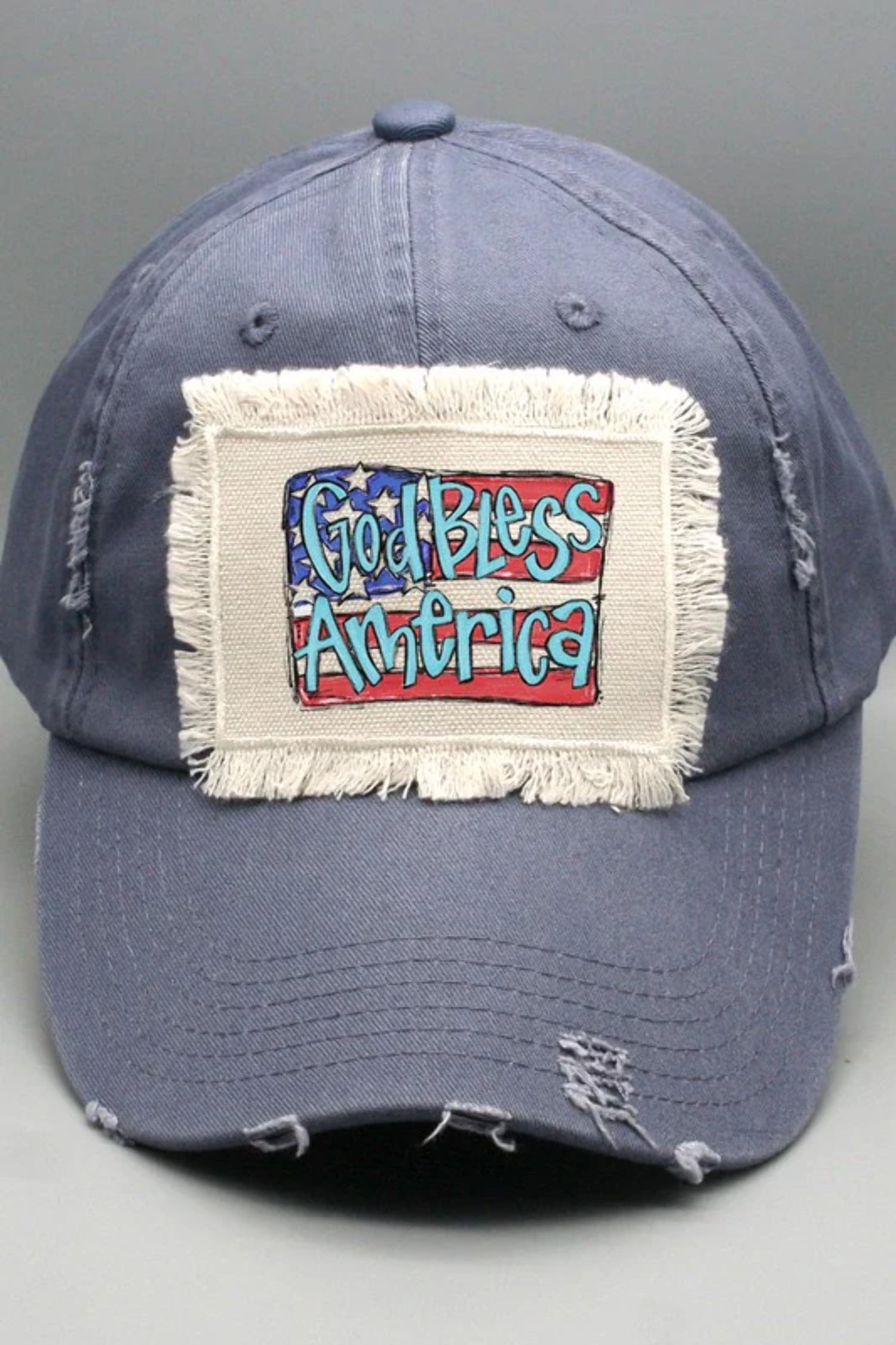 Patriotic God Bless American Block Hat - Walmart.com