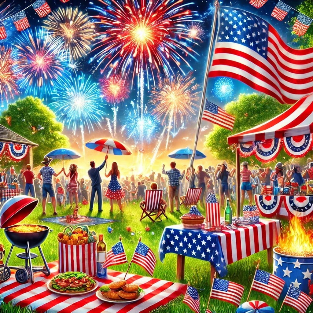 Patriotic Happy Fourth Of July 300 Pieces Of Wooden Puzzle ...