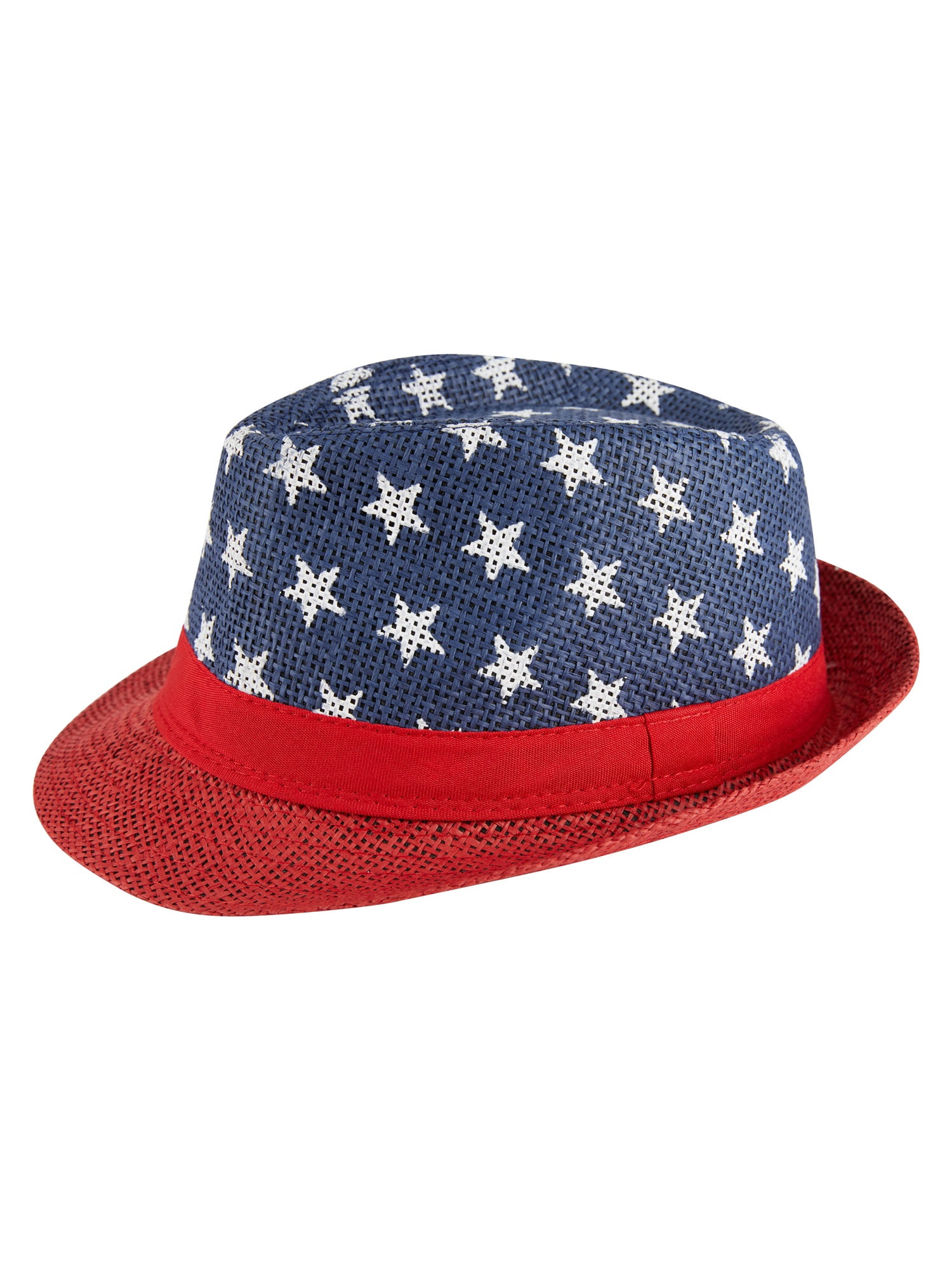 Patriotic Holiday Star Burlap Hat, Multicolor -Way to Celebrate ...