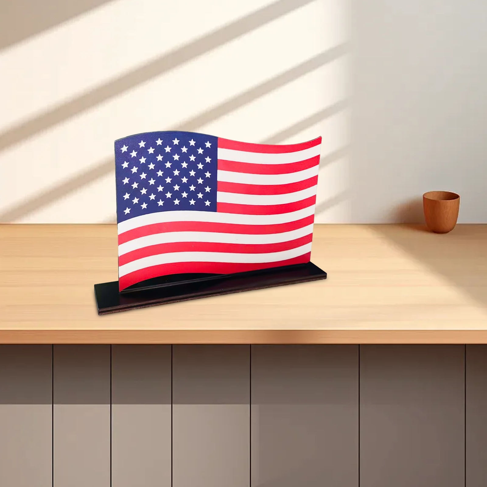 Patriotic Independence Day Tabletop Ornaments Red White Blue 4th Of ...