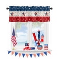 Patriotic Independence Memorial Day Curtain Valances for Kitchen ...