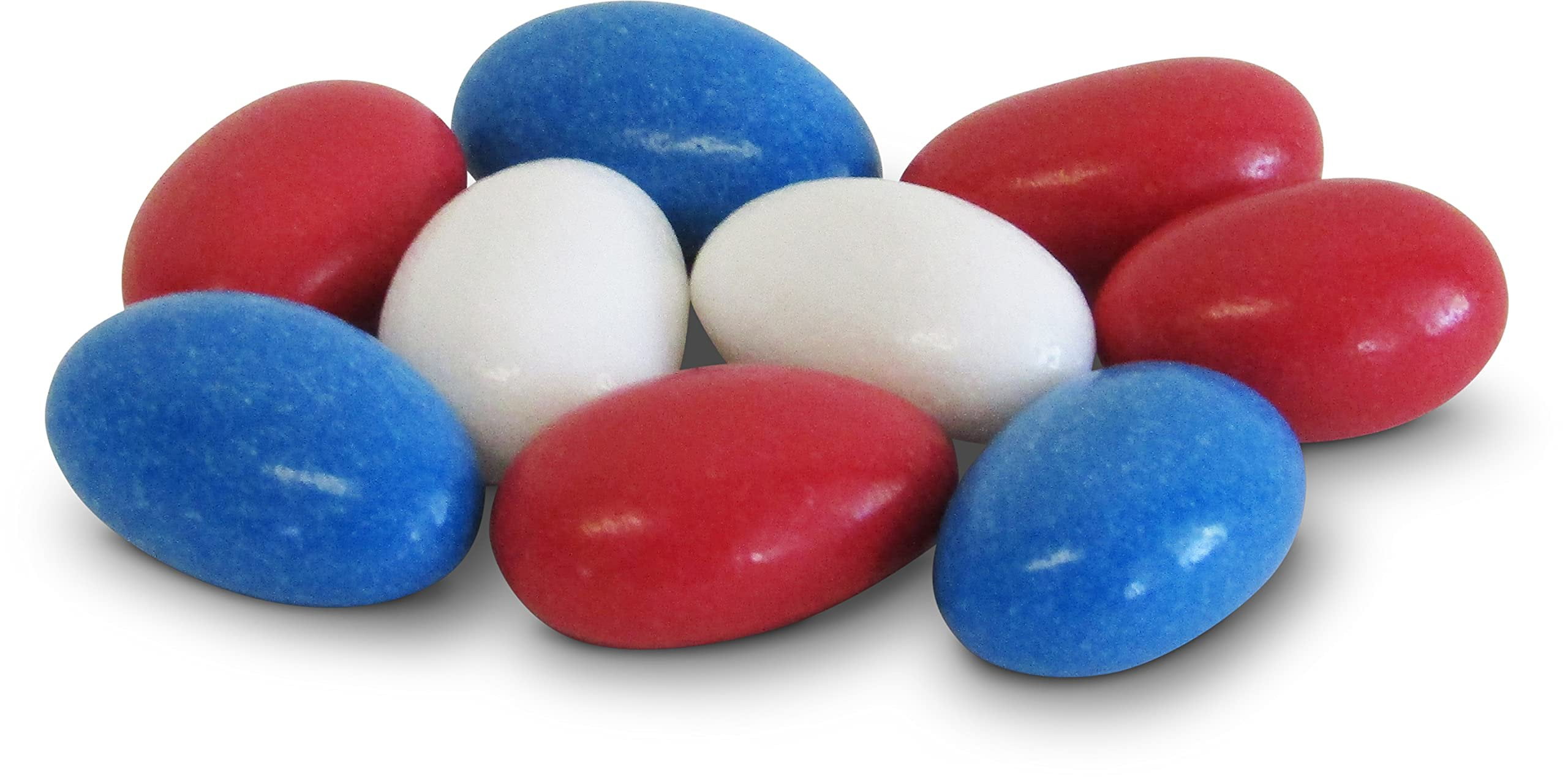 It's Delish Patriotic Jordan Almonds, Red White and Blue Candied ...