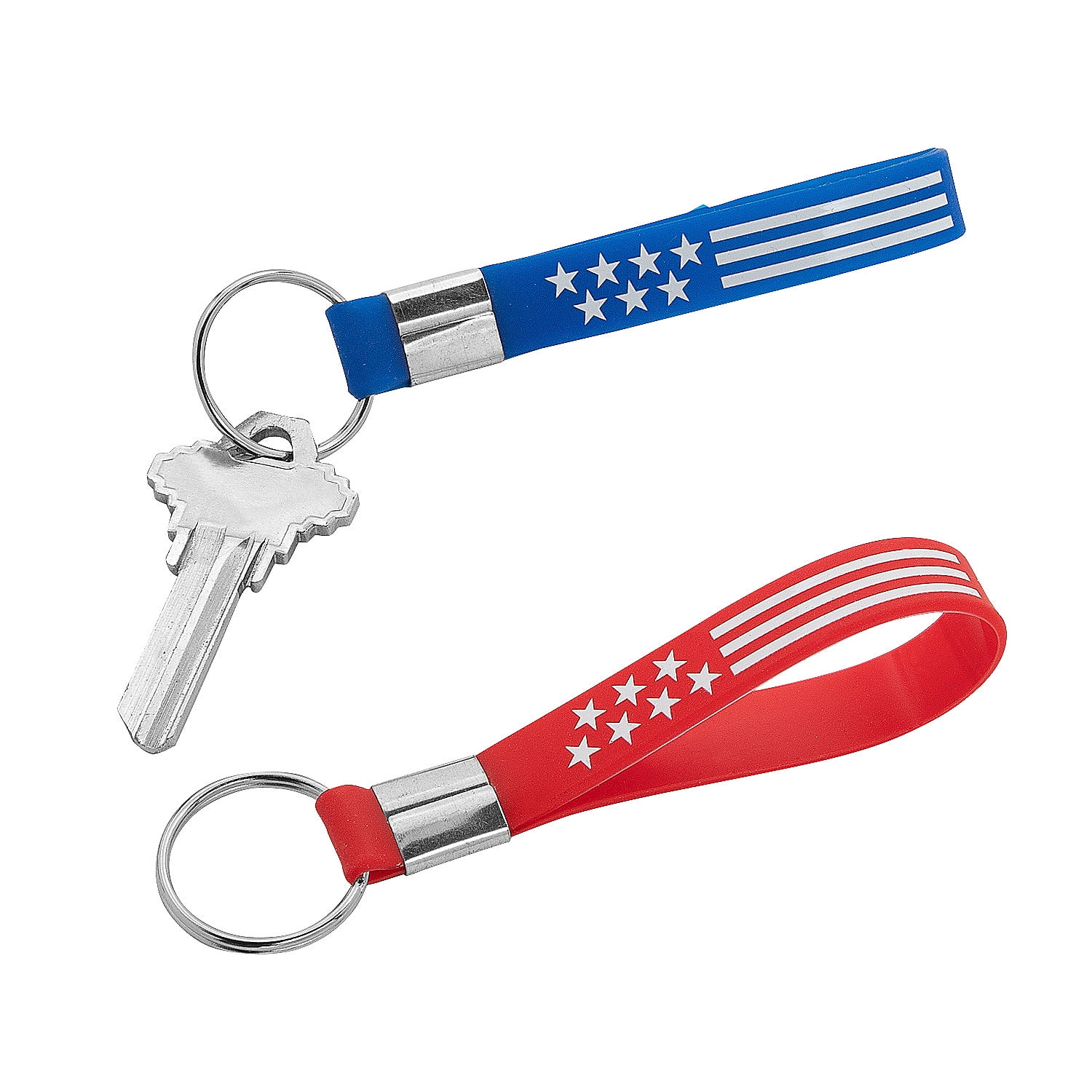 Patriotic Keychains - 12 Pieces - Walmart.com