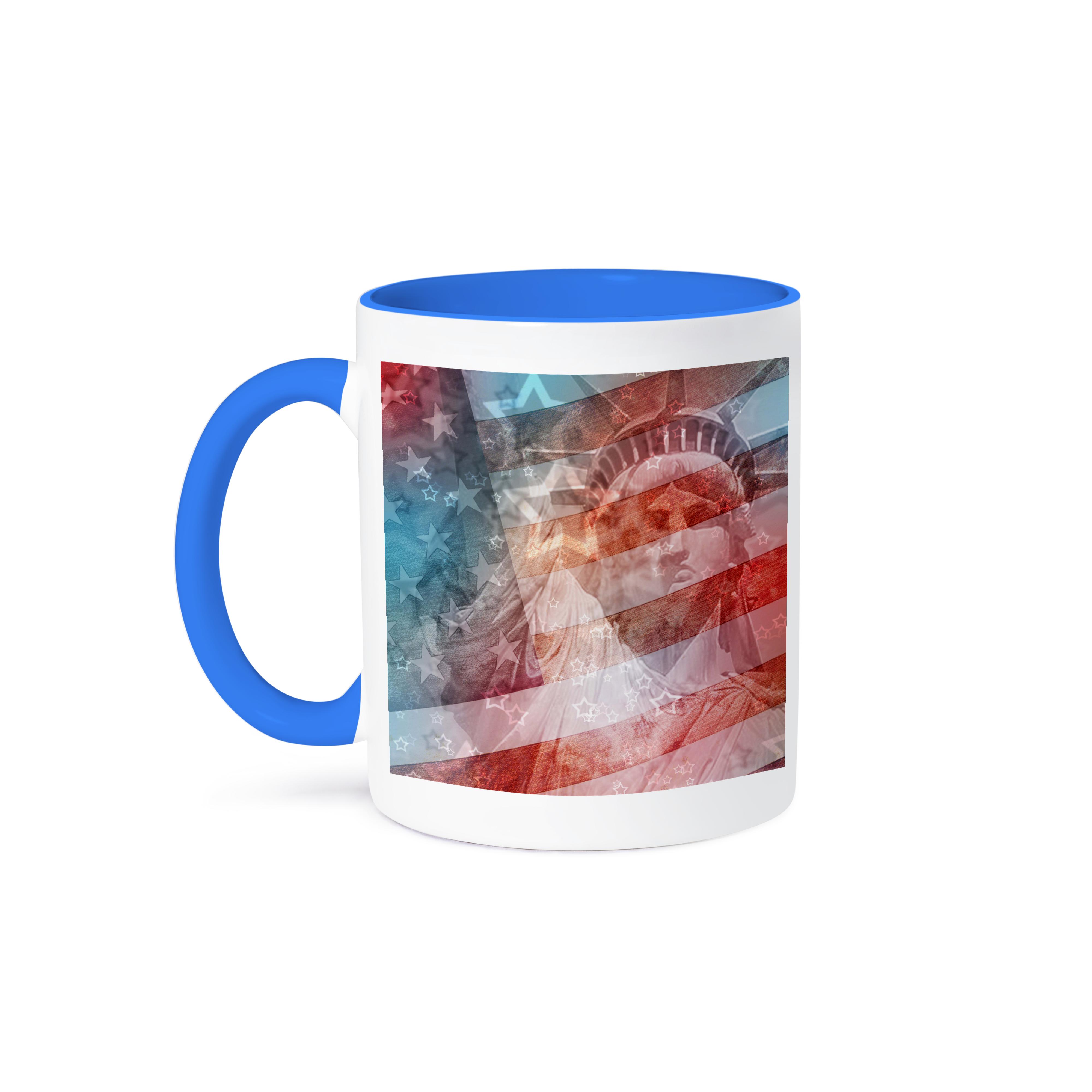 3dRose, Patriotic Lady Liberty digital collage features the Statue of ...