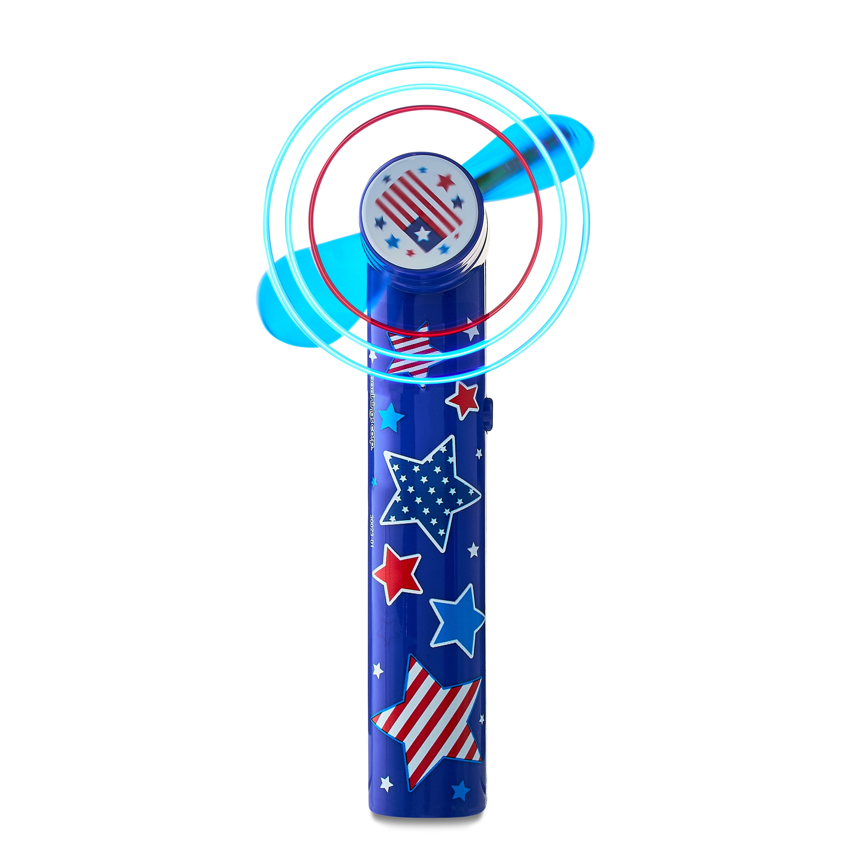 Patriotic Light-Up Fan, Blue, by Way To Celebrate - Walmart.com