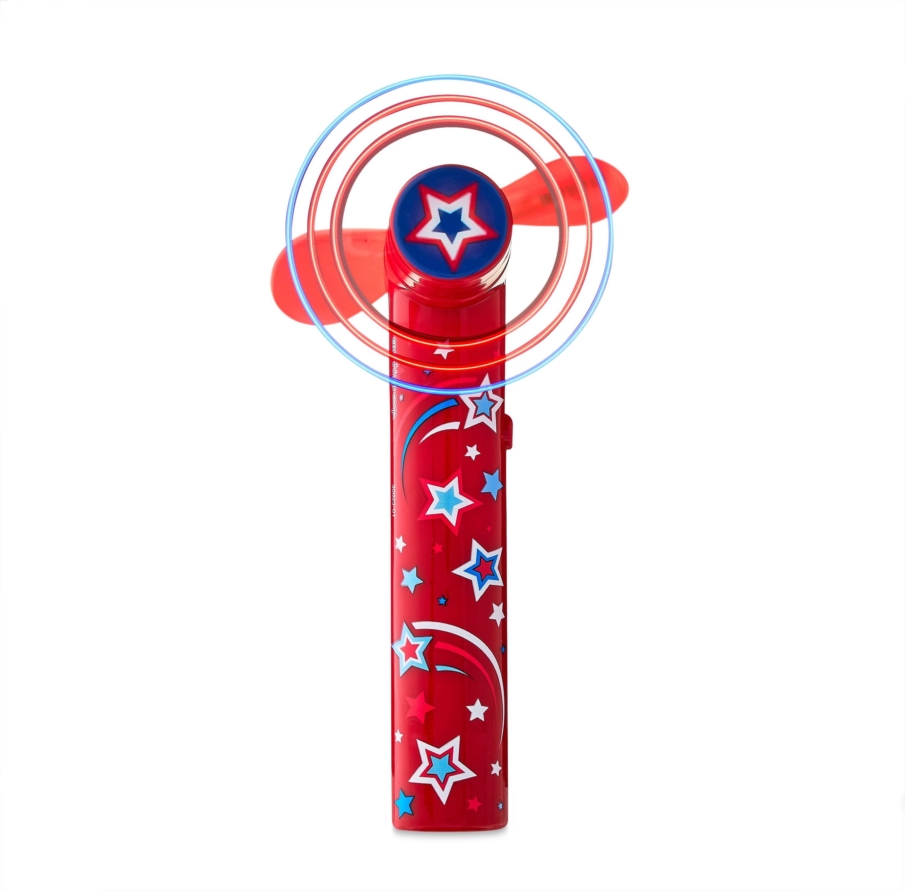 Patriotic Light-Up Fan, Red, by Way To Celebrate - Walmart.com