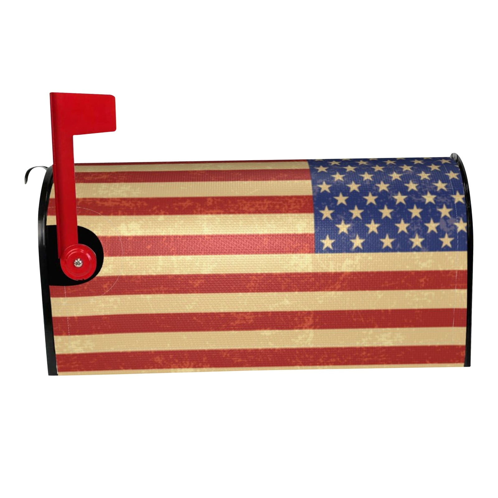 Patriotic Mailbox Cover with Bald Eagle and American Flag Design ...