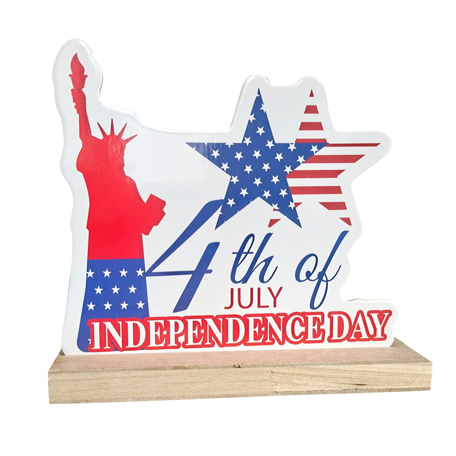 Patriotic Memorial Day Decorations, Stars and Stripes Patriotic Slogan ...