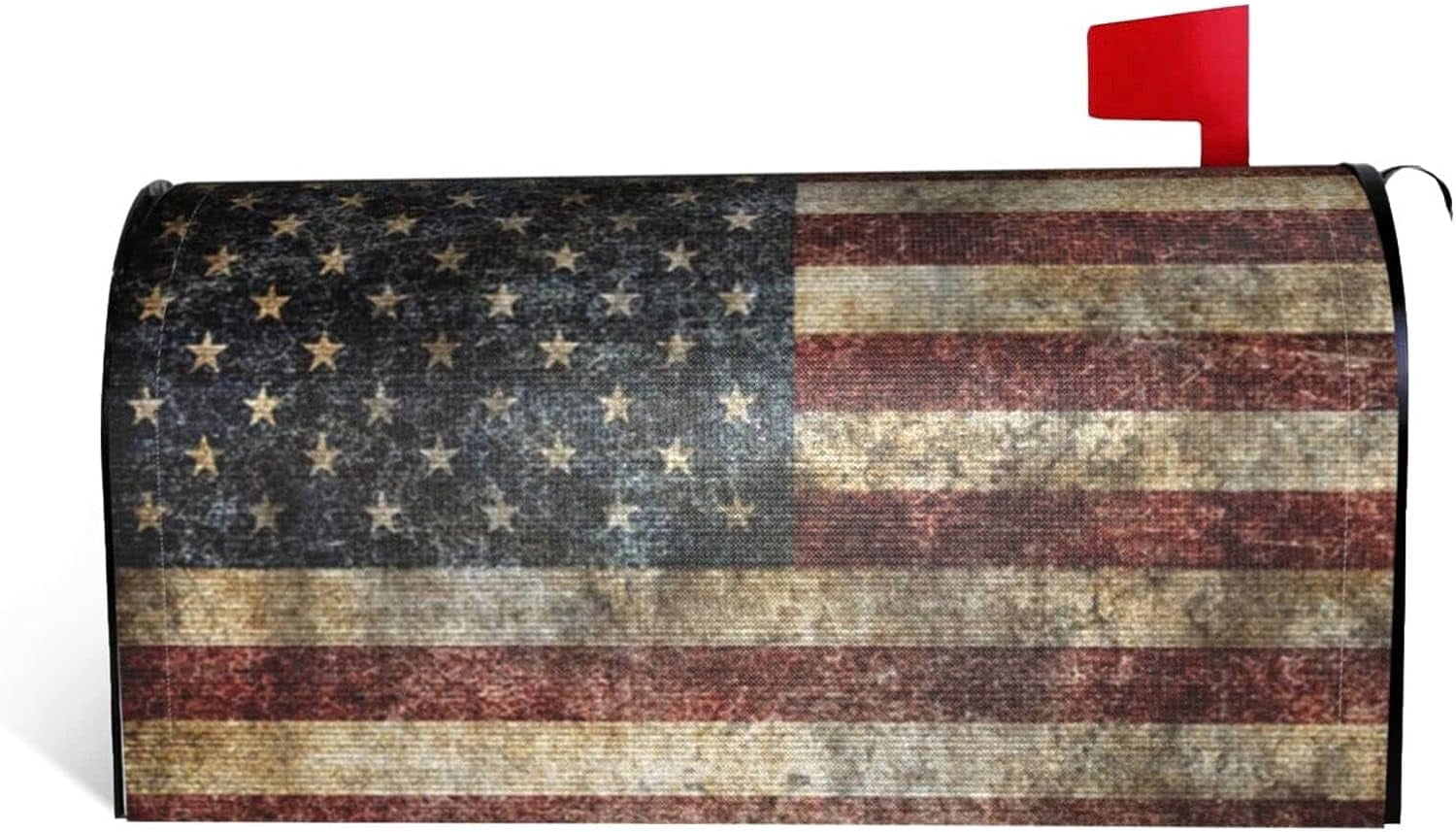 Patriotic Memorial Day Retro American Flag Mailbox Covers Magnetic ...