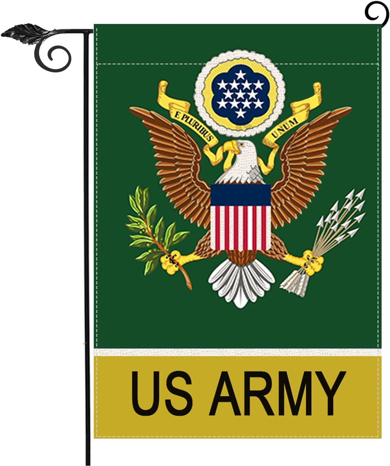 Patriotic Military US ARMY Garden Flag Vertical Double Sized 12.5 x 18 ...