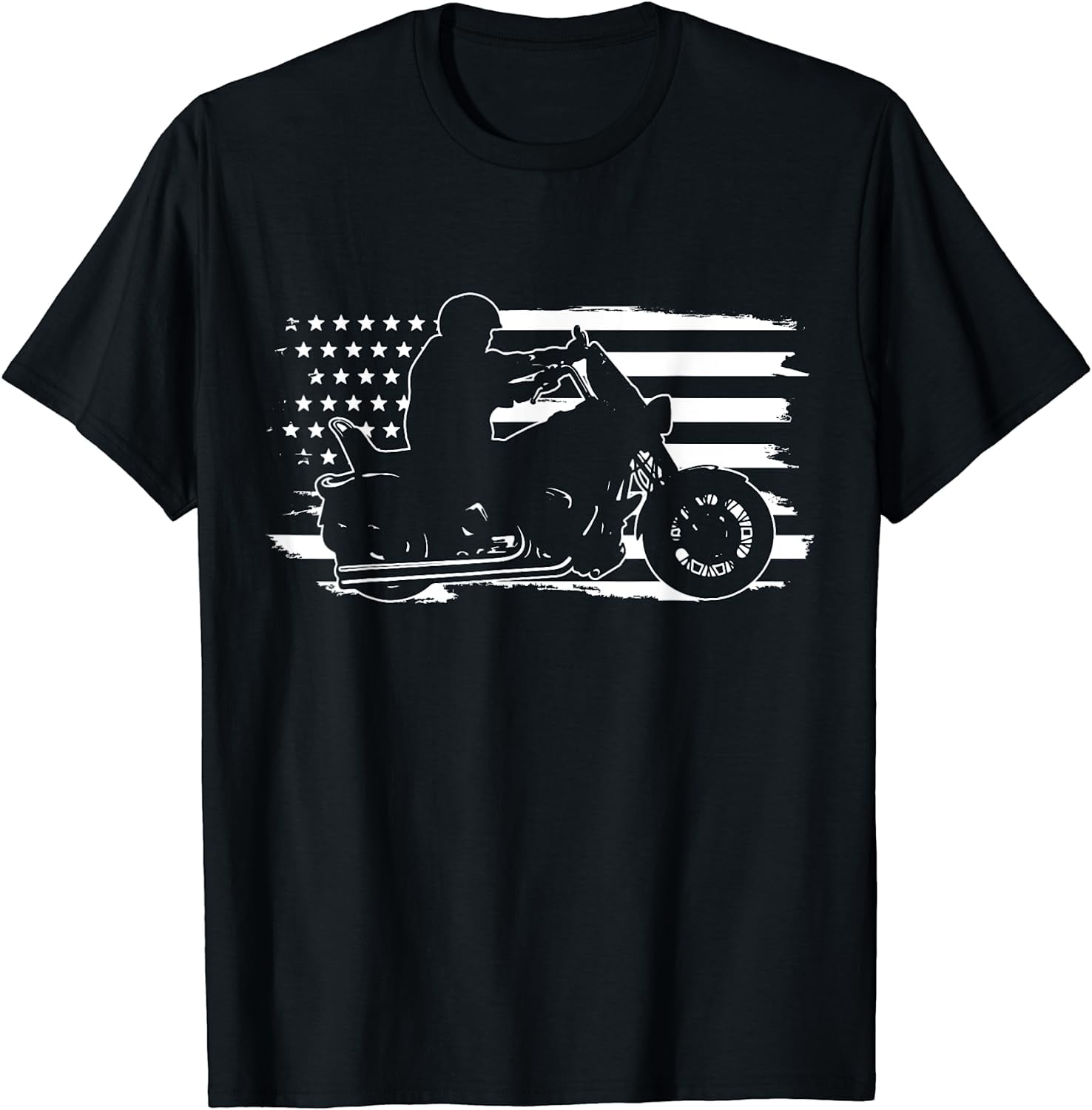 Patriotic Motorcycle Vintage American US Flag Biker T-Shirt - Walmart.com Patriotic Motorcycle Vintage American US Flag Biker T-Shirt - Walmart.com