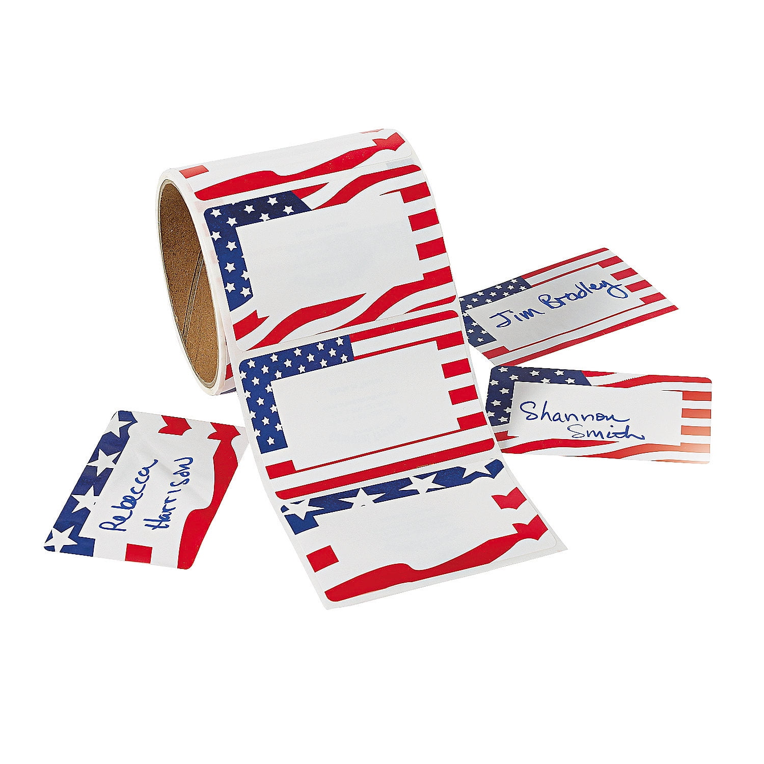 Patriotic Name Tags(100Pc) - Stationery - 100 Pieces - Walmart.com
