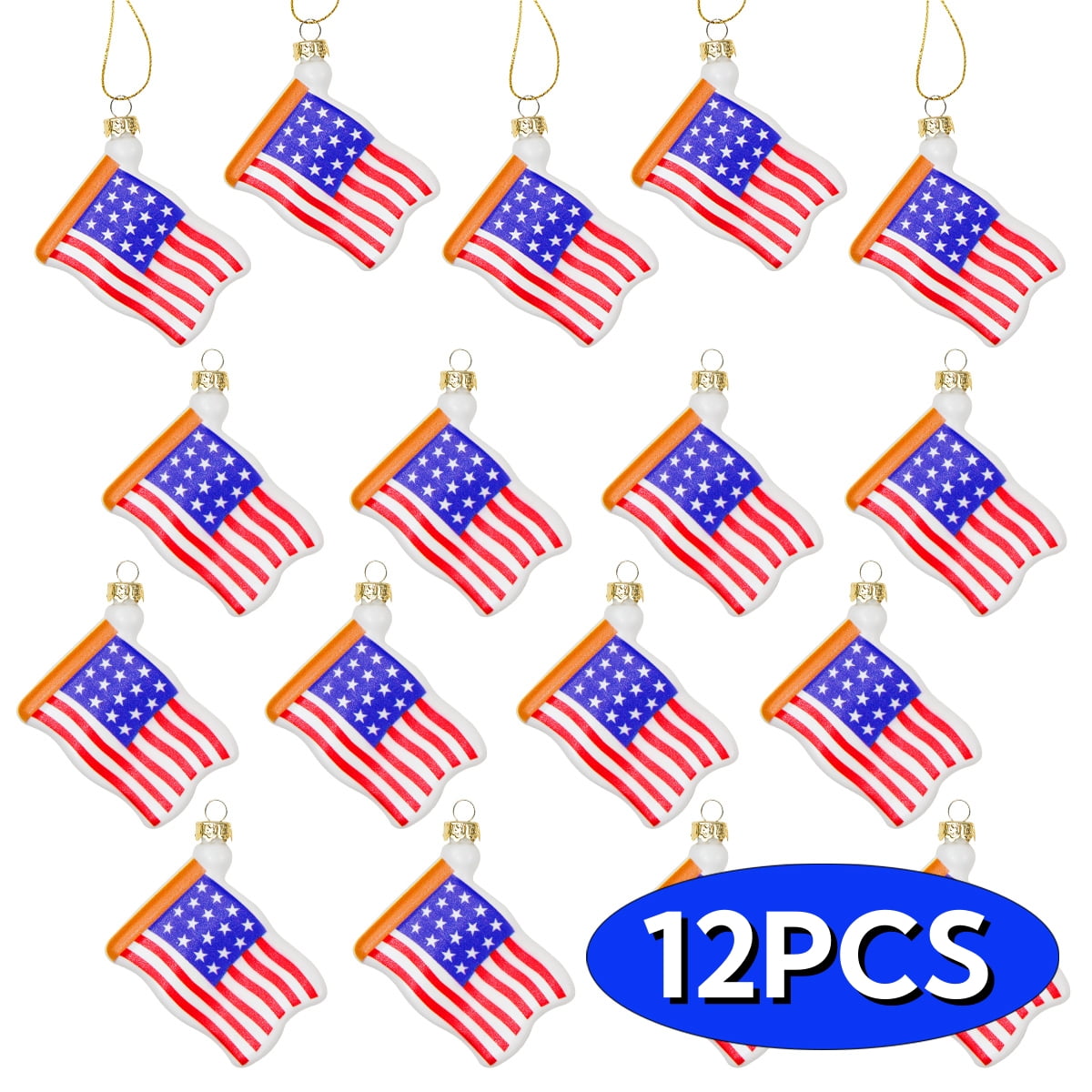 4th of July Ornaments Fourth of July Tree Decoration Patriotic ...