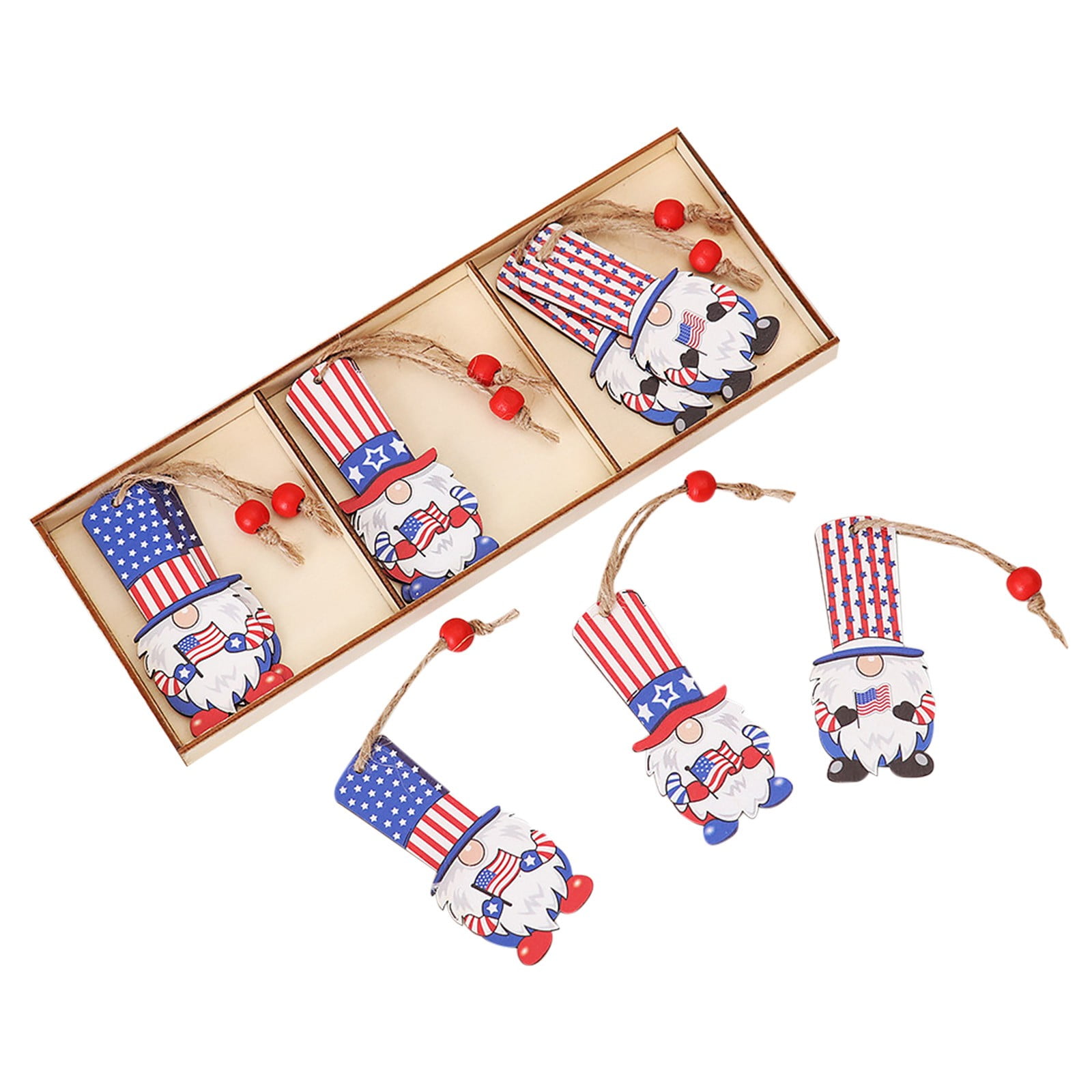 Patriotic Ornaments Memorial Day Independence Day Labor Day Veterans ...