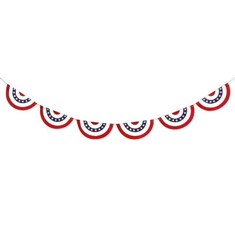 Patriotic Party Decoration Flag String | Five Pointed Star Semi ...