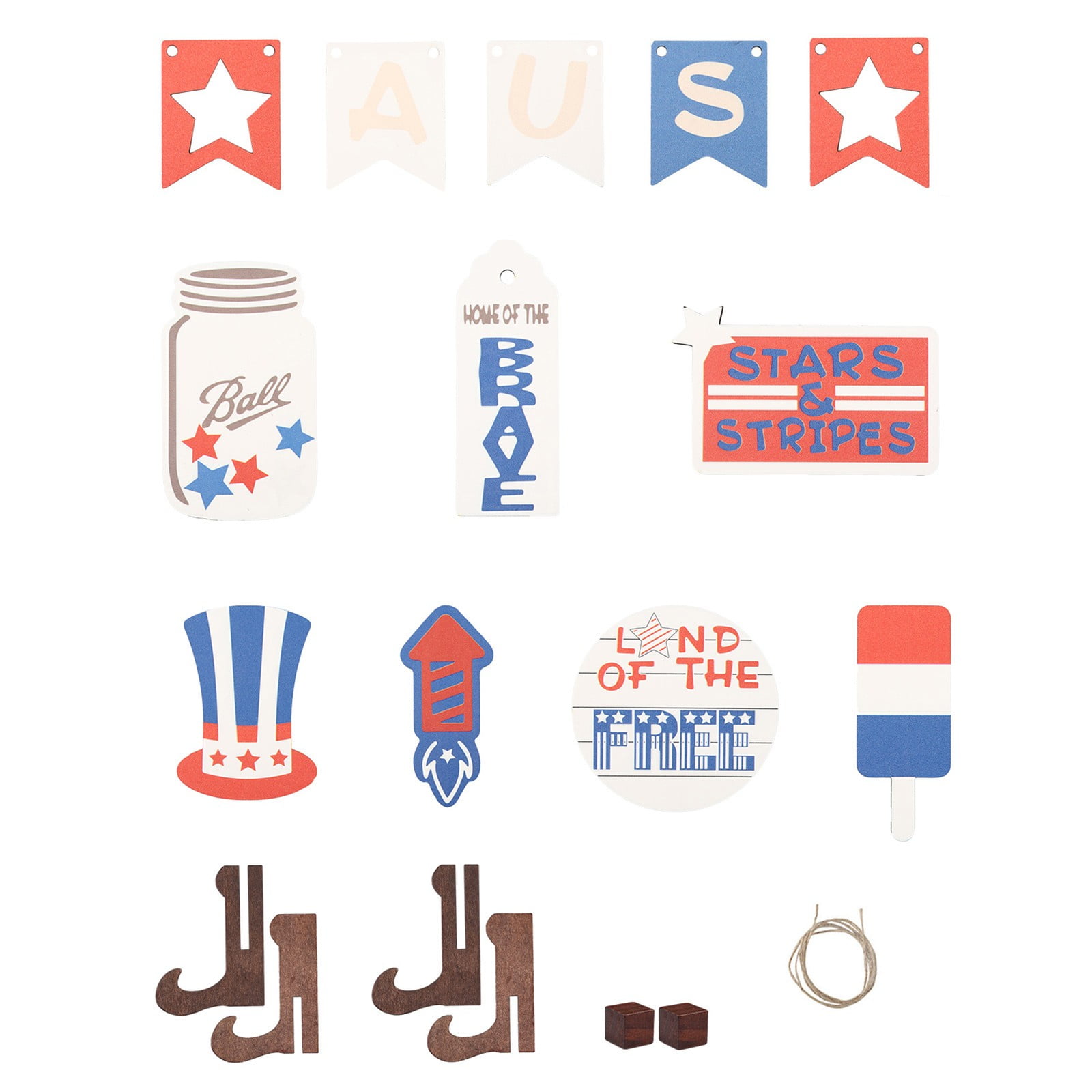 Patriotic Party Decoration Set Stars & Stripes Theme with Banners ...