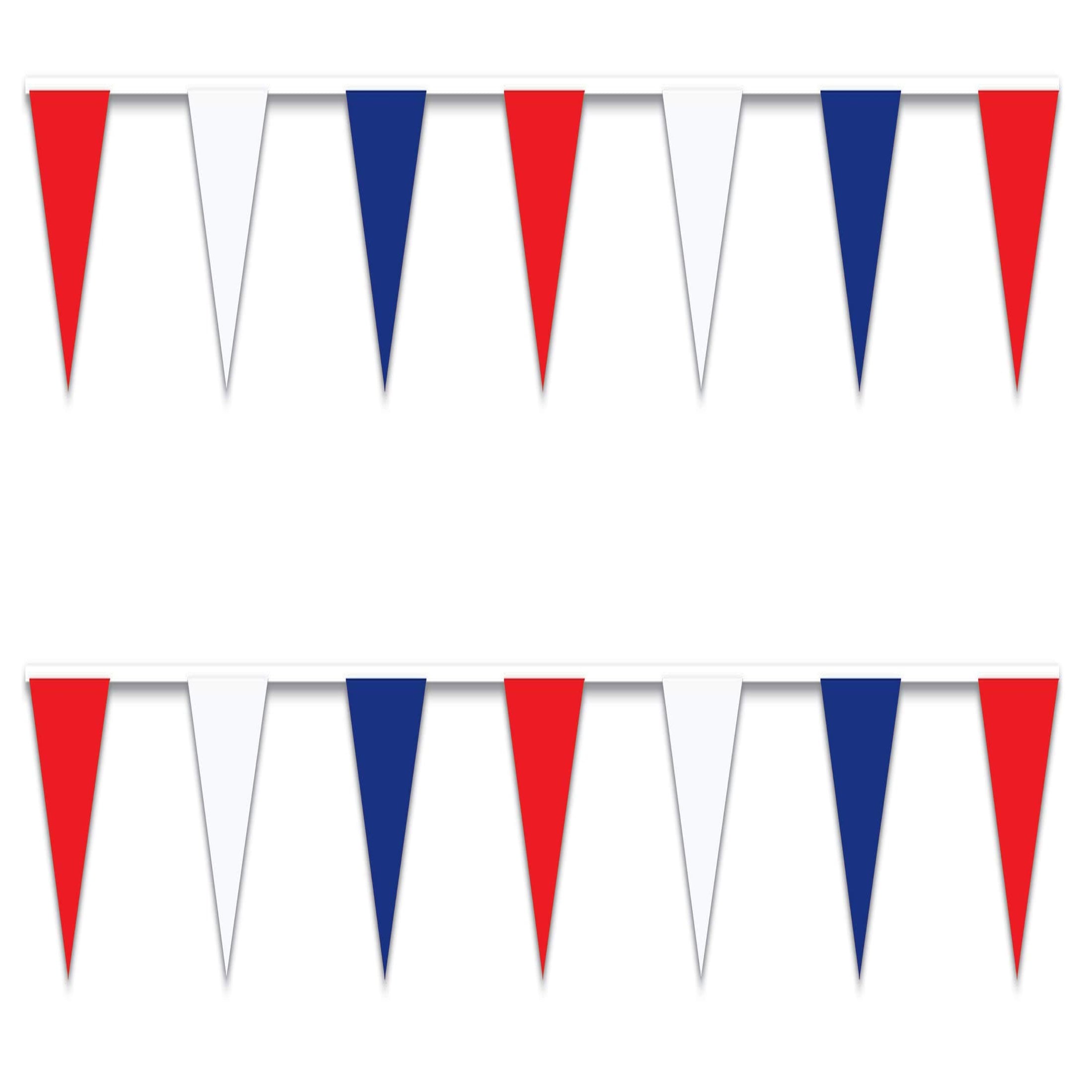 Patriotic Pennant Banner Set - Indoor Outdoor 4th Of July Labor Day ...