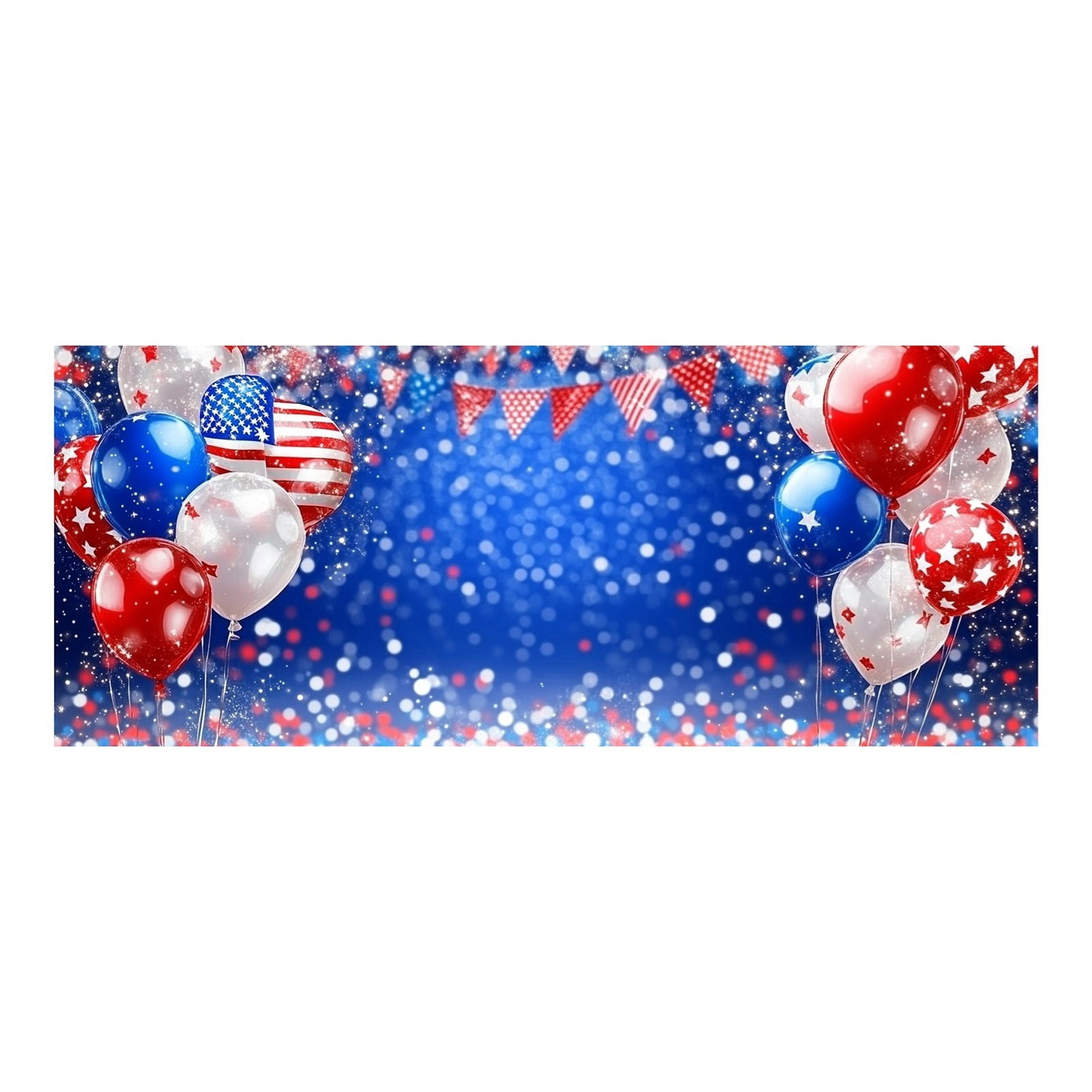 Patriotic Photography Backdrop - American Flag & Balloon 4th of July ...