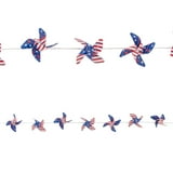 Patriotic Pinwheel String Lights - Walmart.com