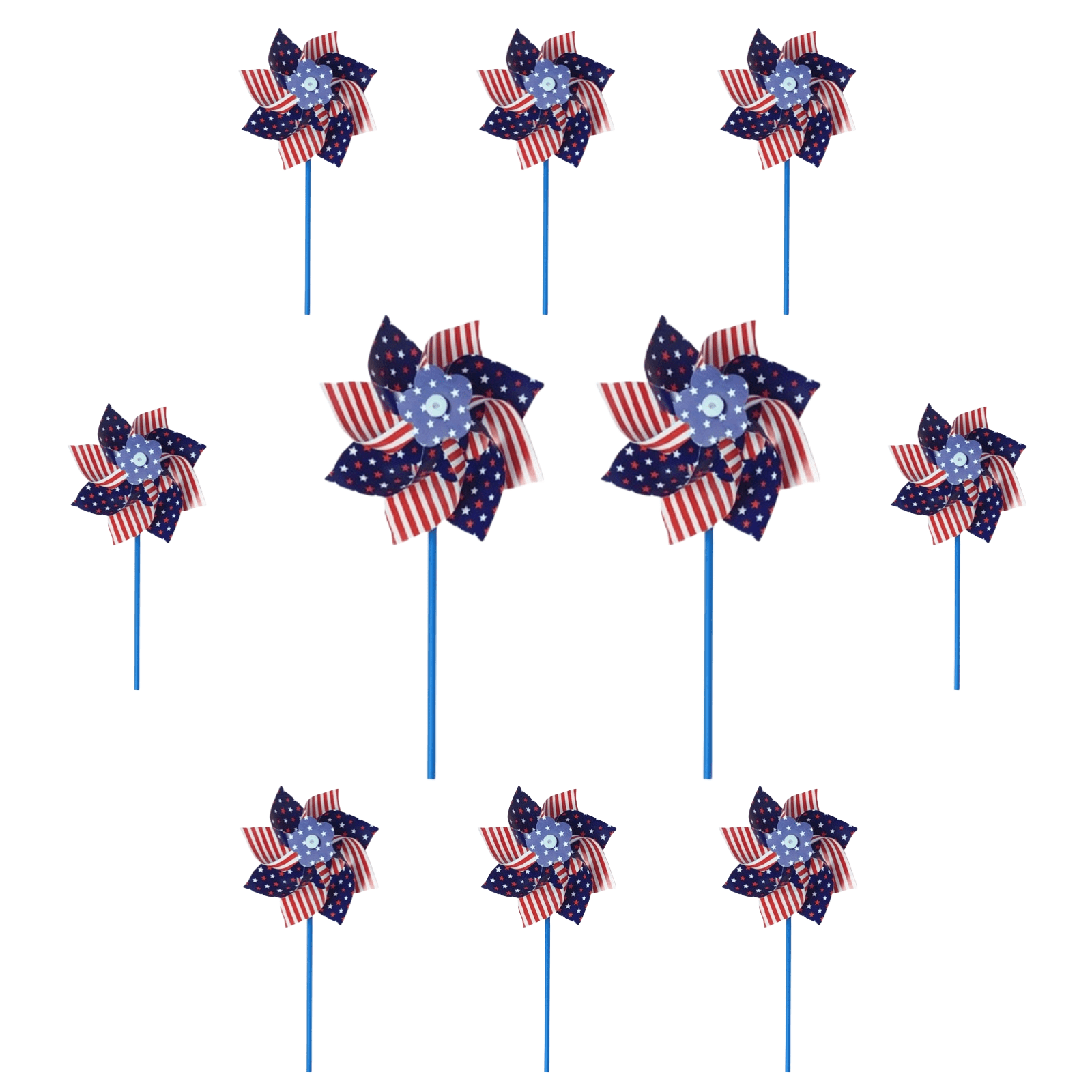 Patriotic Pinwheels American Flag Pinwheels Independent Day Stars and ...