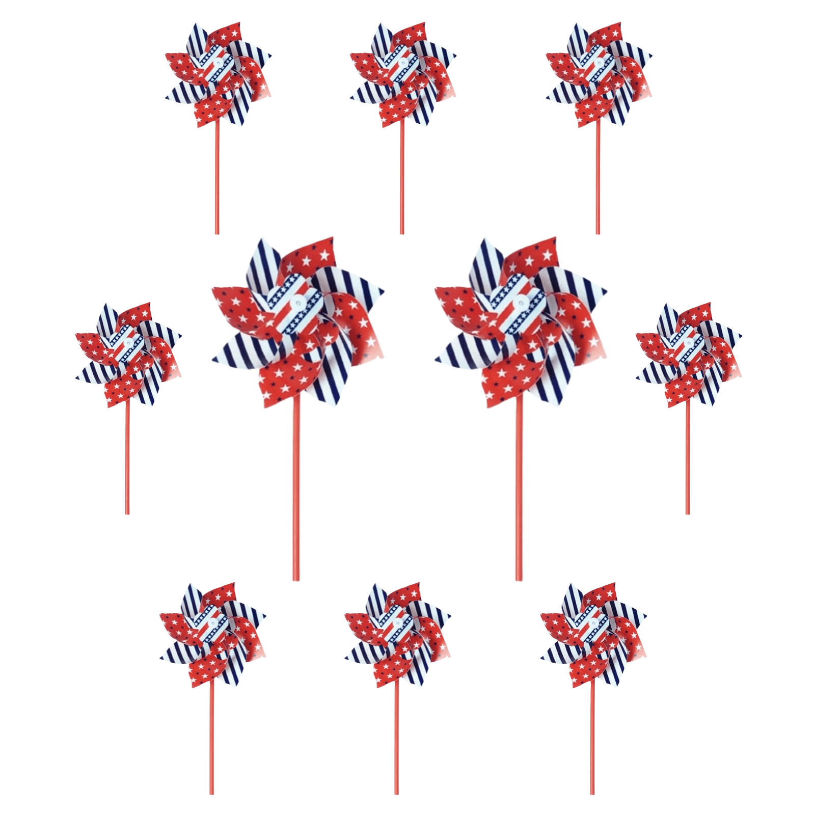 Patriotic Pinwheels American Flag Pinwheels Independent Day Stars and ...
