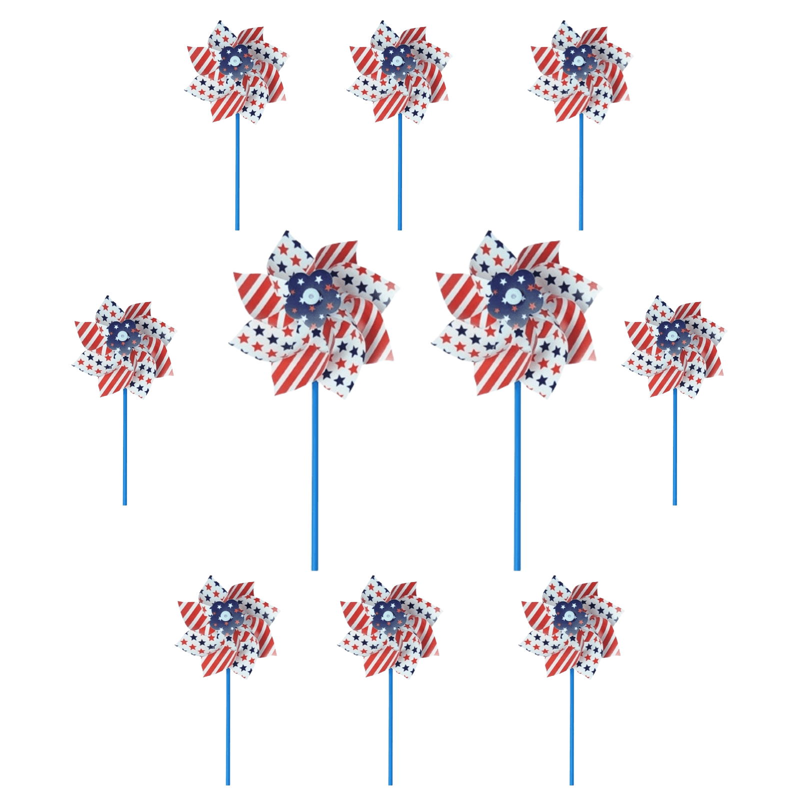 Patriotic Pinwheels American Flag Pinwheels Independent Day Stars and ...
