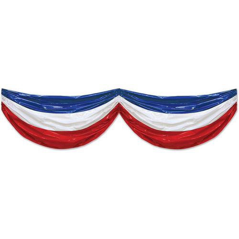 Patriotic Plastic Bunting, 3' X 15', Red/White/Blue - Walmart.com