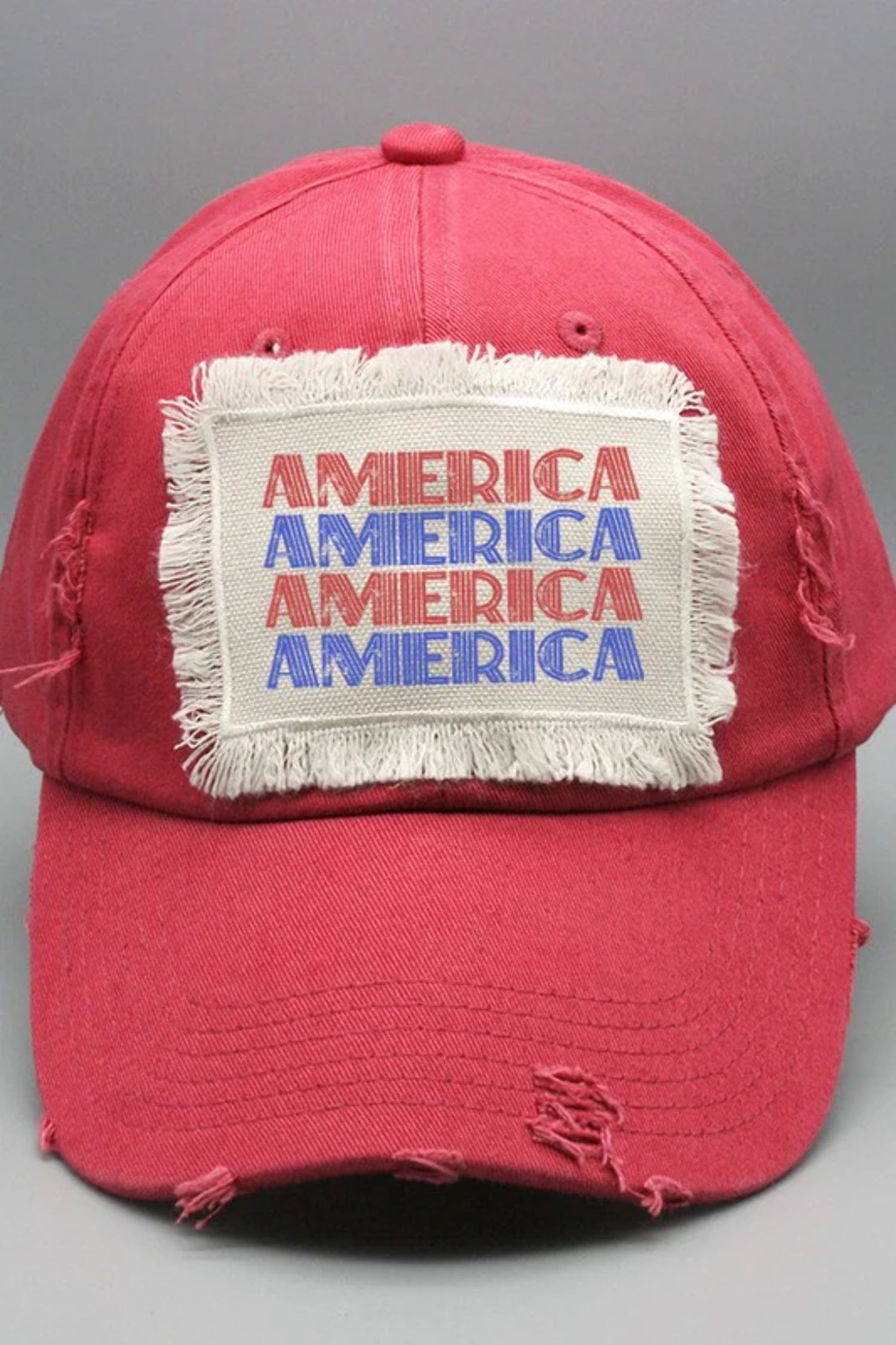 Patriotic Red Blue America Stack Hat - Walmart.com