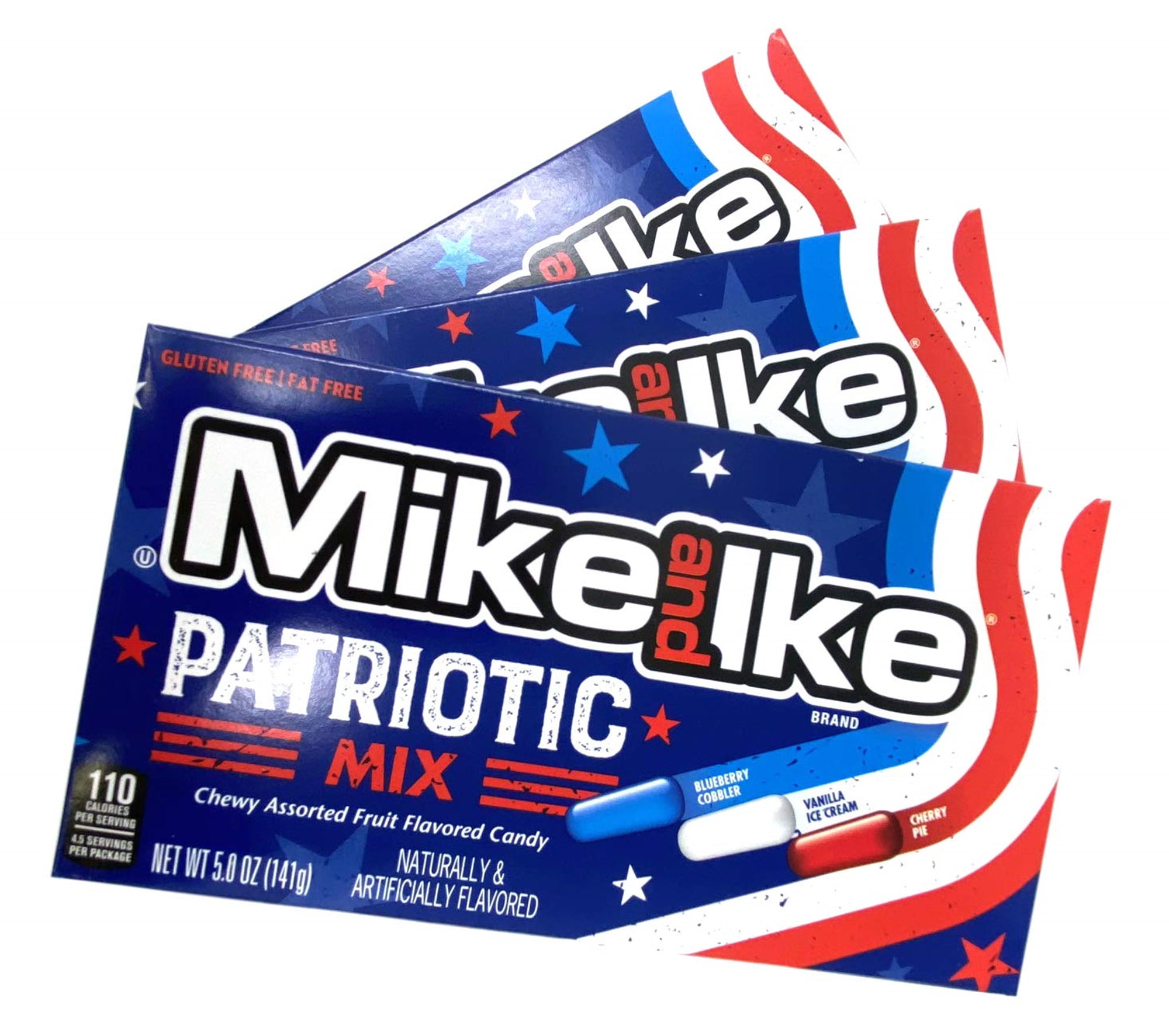 Customer reviews for Patriotic Red White and Blue Mike and Ikes, 4th of ...