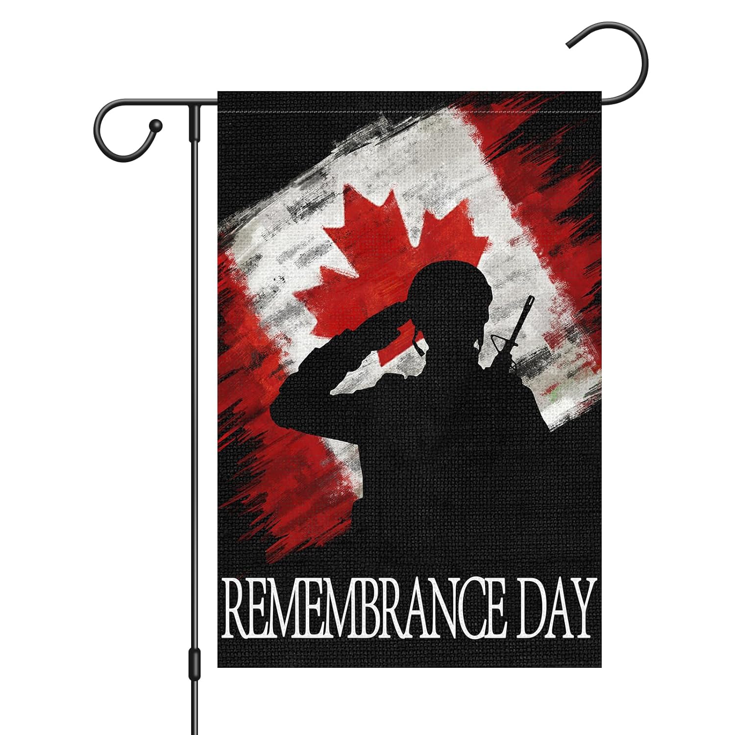 Patriotic Remembrance Day Garden Flag Double Sided Vertical, Small ...