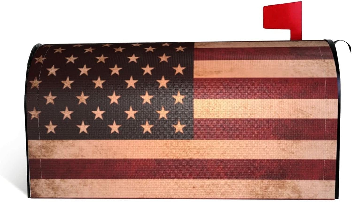 Patriotic Retro American Flag Mailbox Covers Standard Size Independence ...