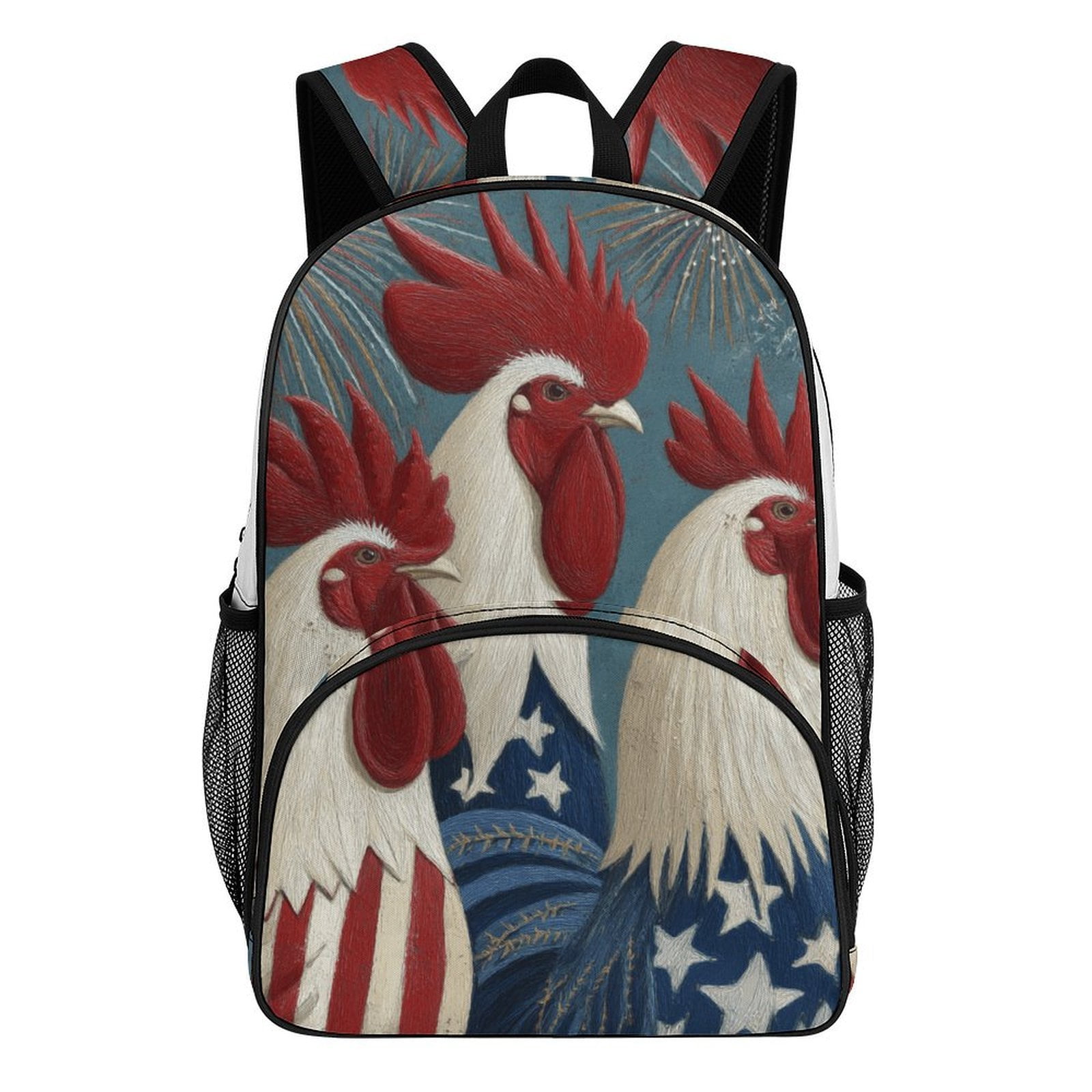 Patriotic Roosters Celebrate Freedom Backpacks for Backpack for Bookbag ...