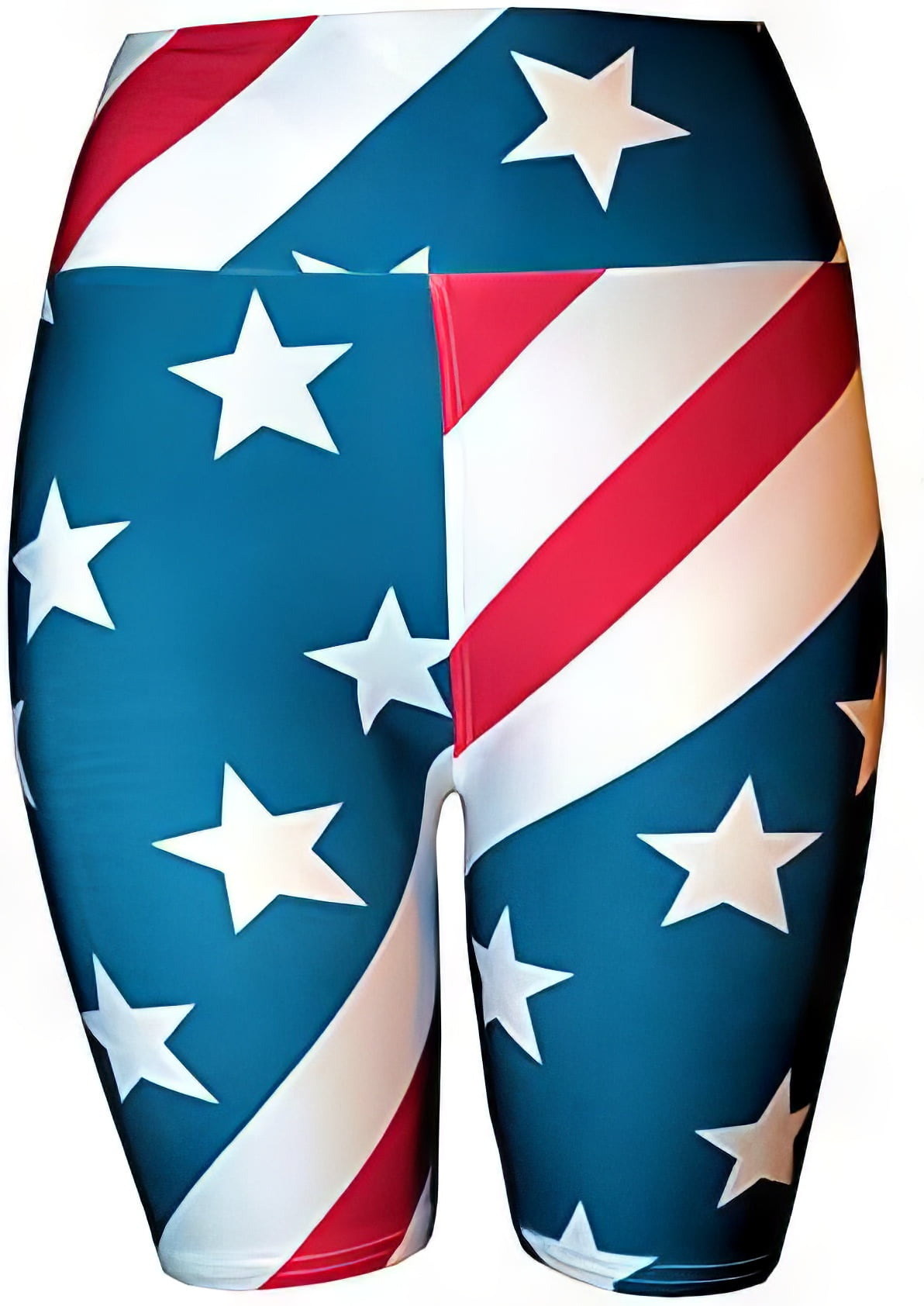 Patriotic Running Shorts with Stars & Stripes, Red, White and Blue, USA ...