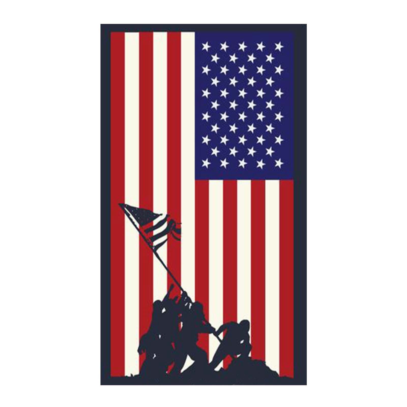 Patriotic Soldier Flag Door Cover-US Flag Front Door Banner Background ...