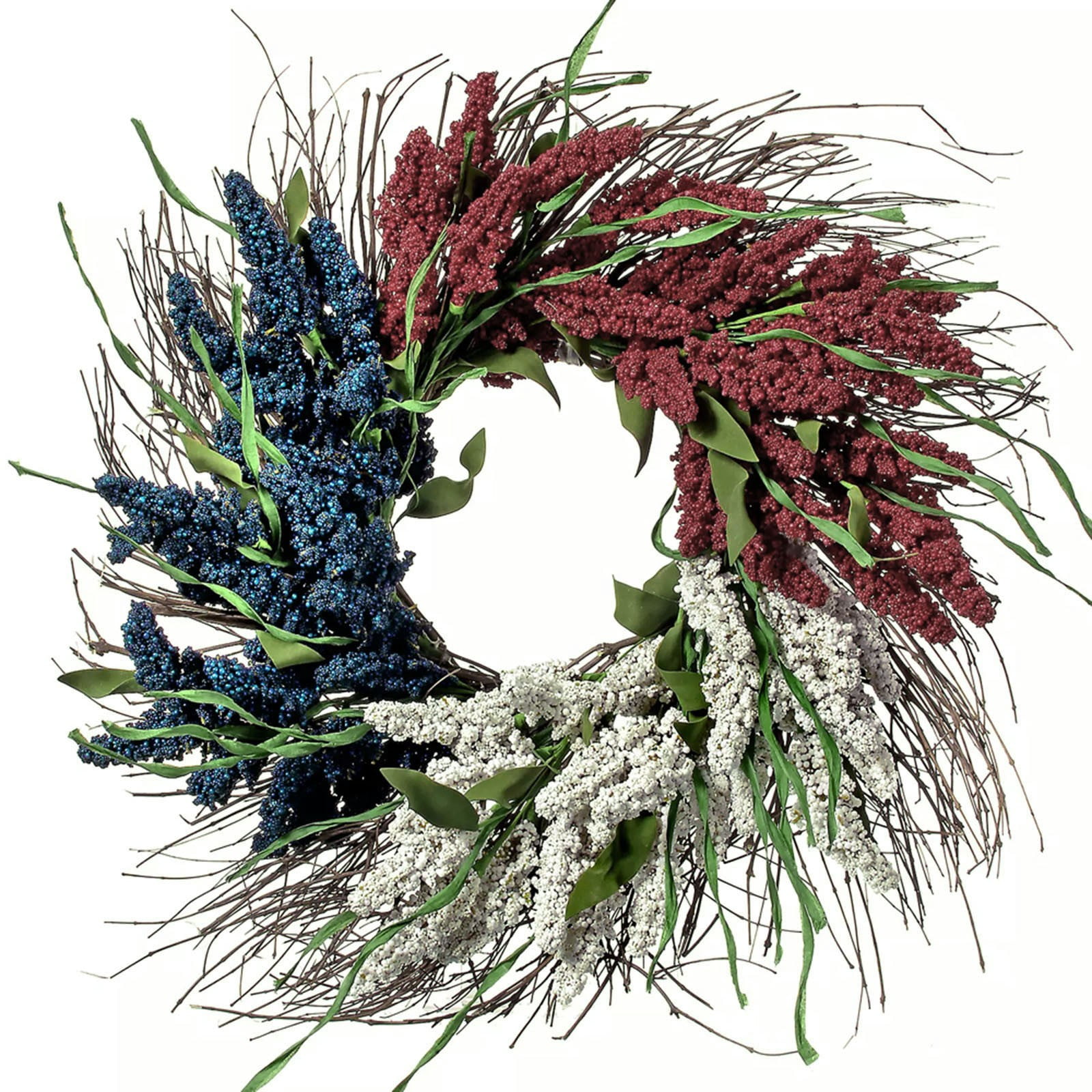 Patriotic Spring Wreath Floral Wreaths for Front Door Wreath Depot ...
