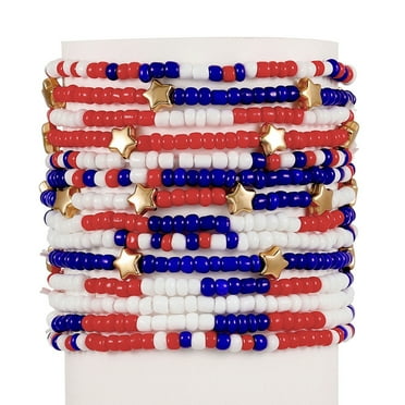 DASAW-Independence Day Theme Bracelets 4th July America USA Letter ...