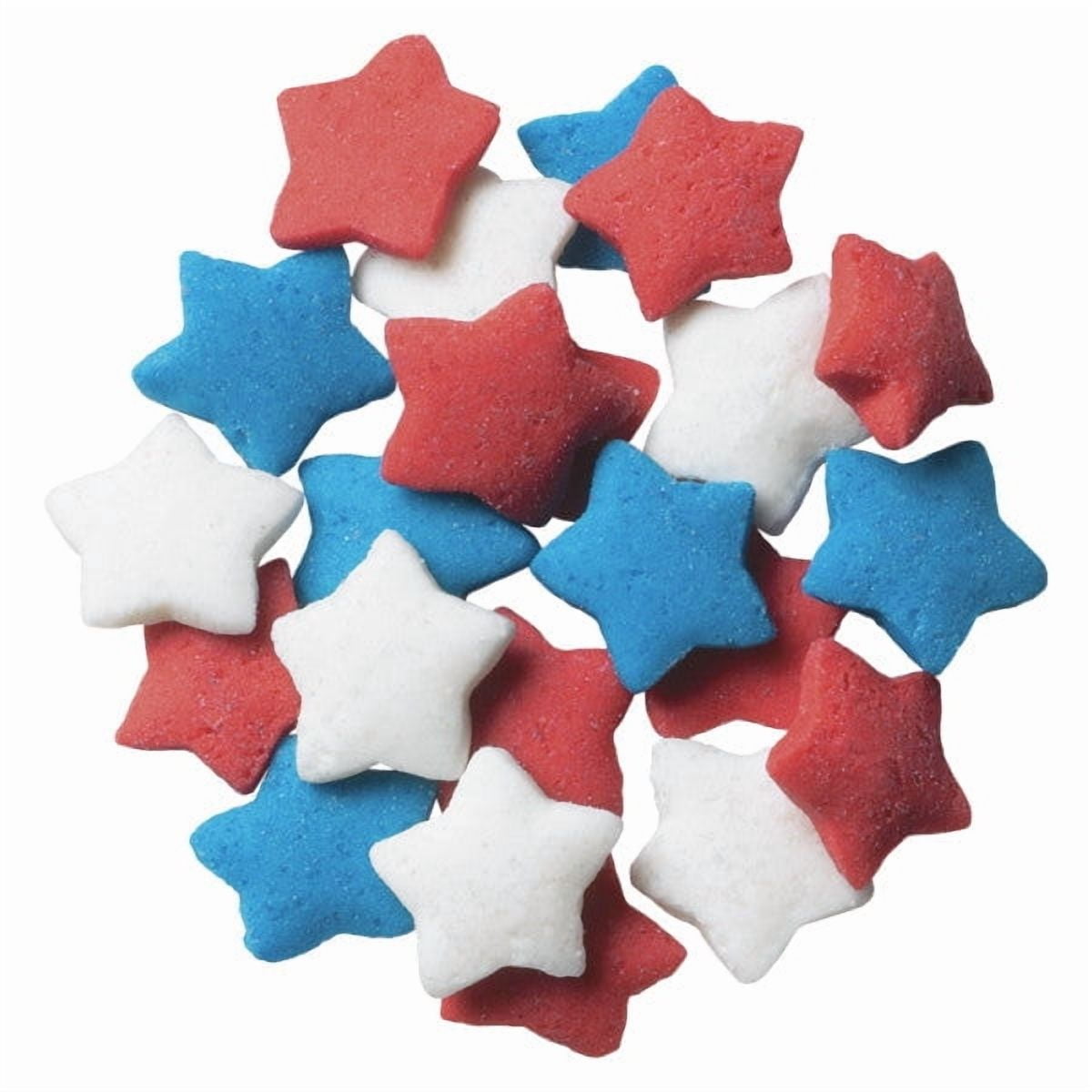 Baking Treasures Bake Shop Patriotic Star Quins, Red White Blue Kosher ...