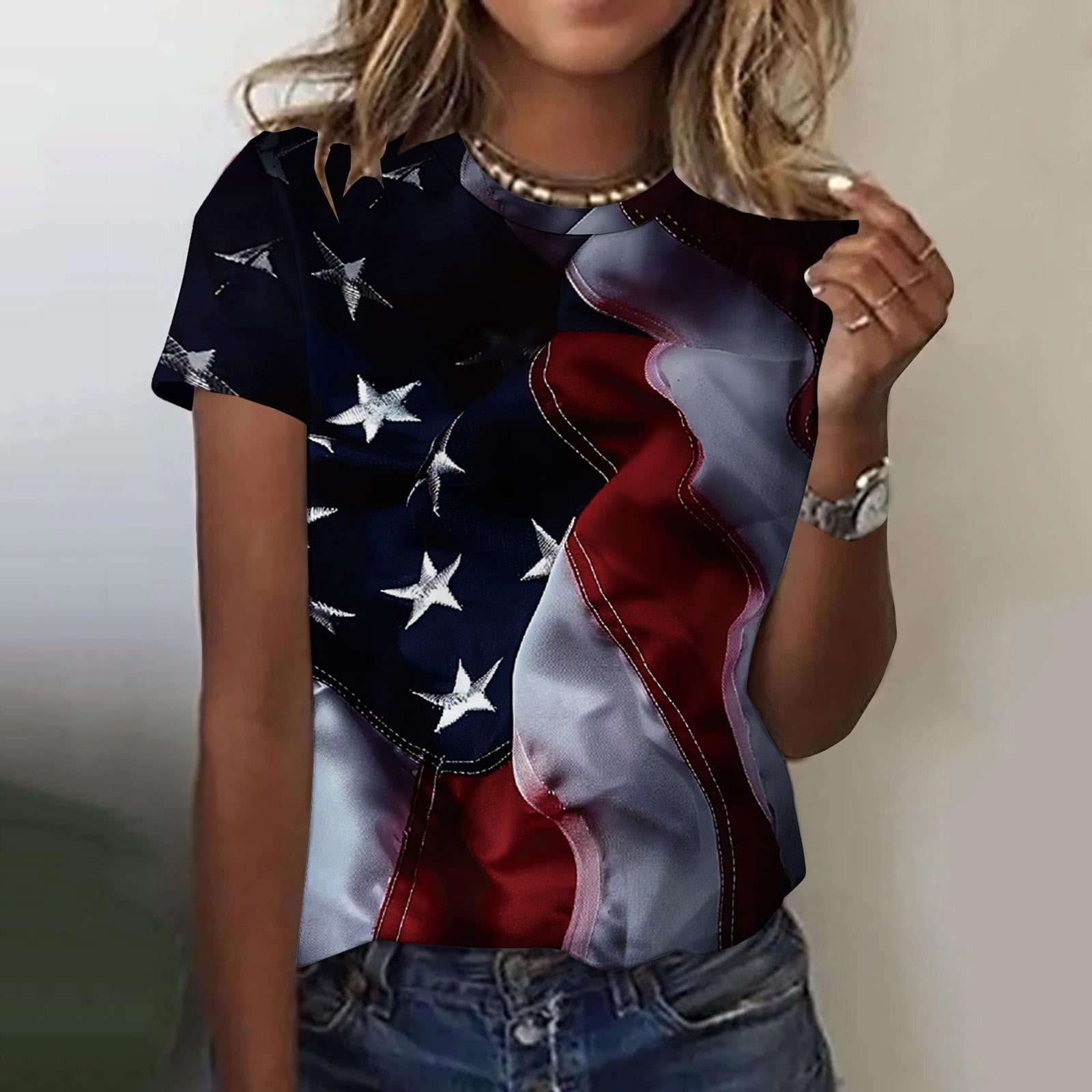 Patriotic T Shirts for Women Patriotic T Shirt for Women American Flag ...