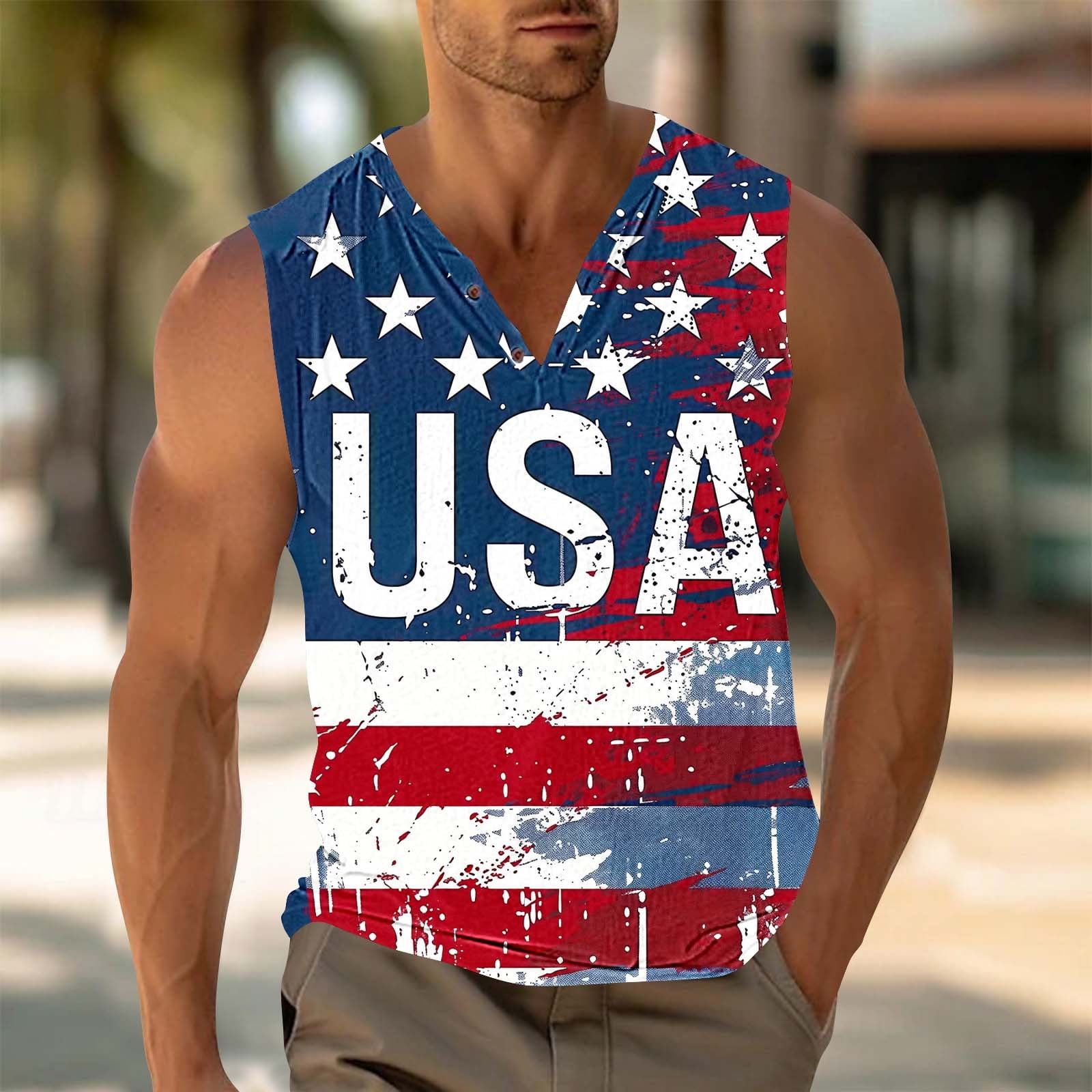 Patriotic Tank Men Fourth of July Tank Patriotic Tanks for Men 4th of ...
