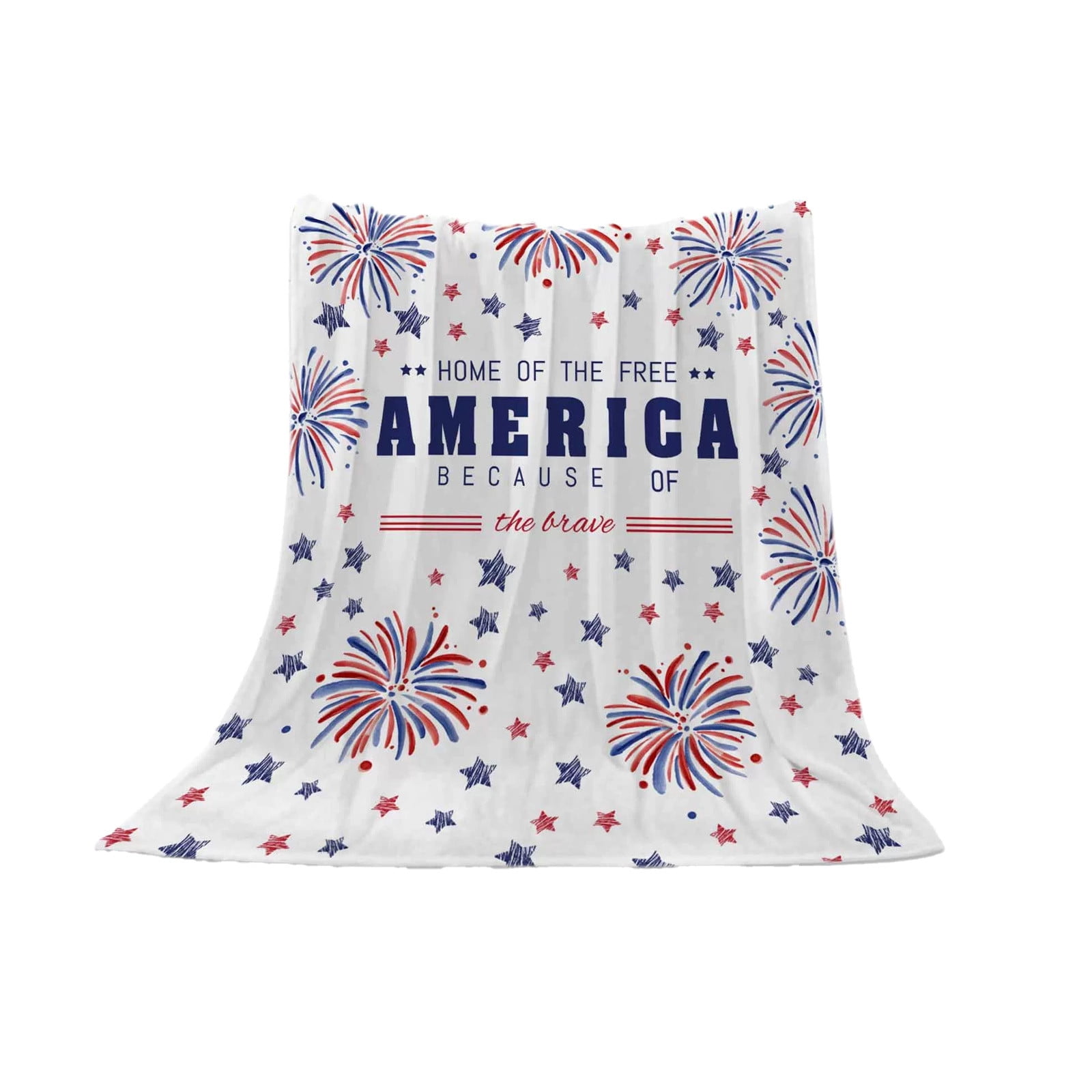 Patriotic Throw Blanket King Size Big 4th of July Memorial Day Fourth ...
