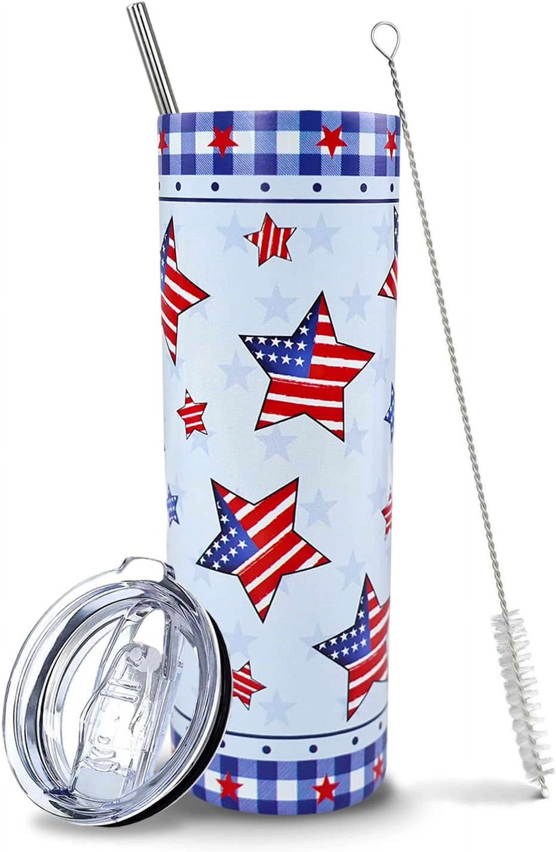 Patriotic Travel Mug, Patriotic Memorial Day Gifts, America Tumbler ...
