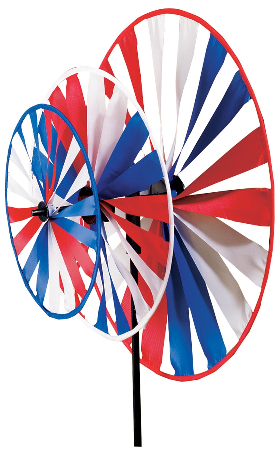 Patriotic Triple Pinwheel Windspinner - Walmart.com