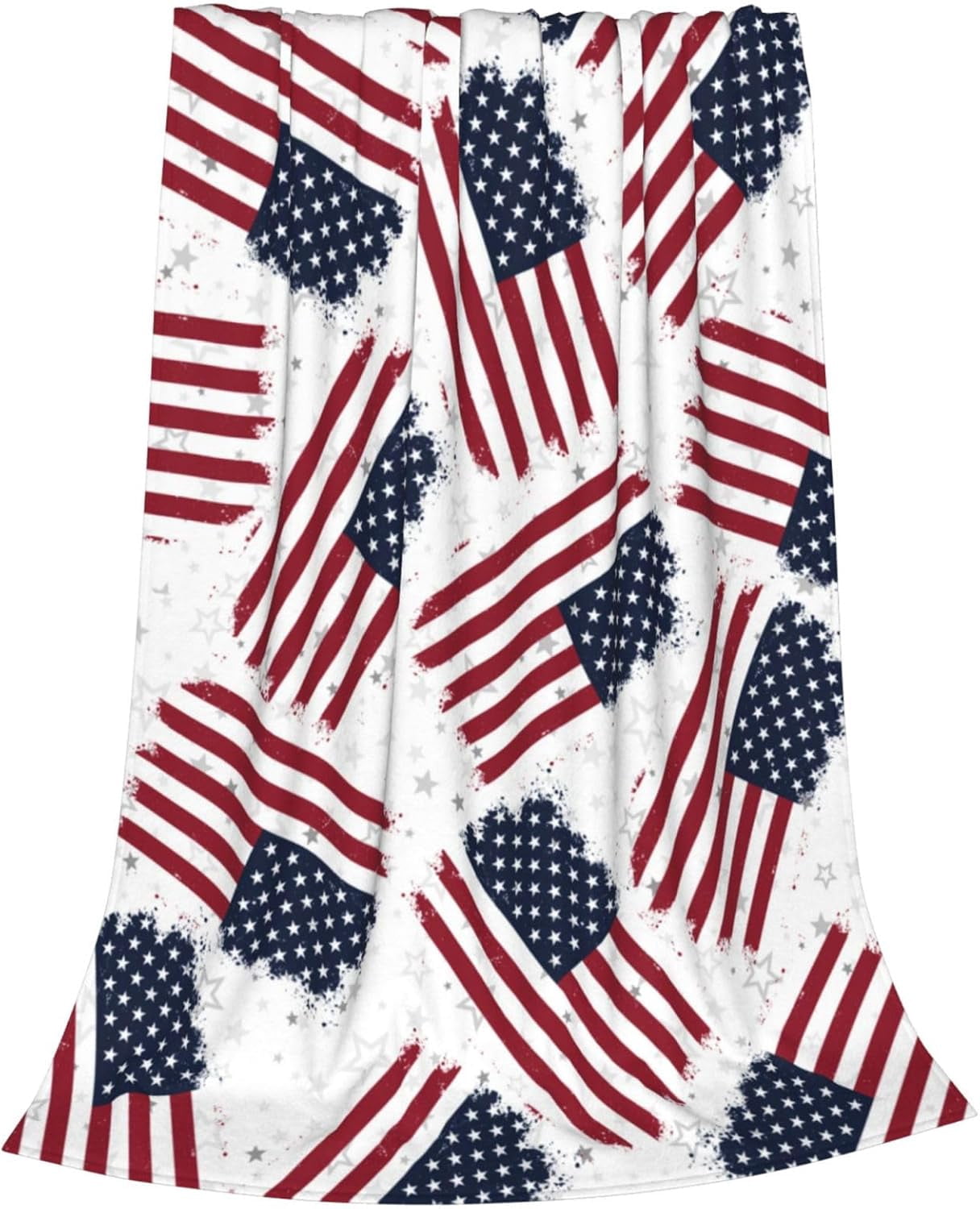 Patriotic US Flag Throw Blanket for Couch Super Cozy and Comfy 4th of ...