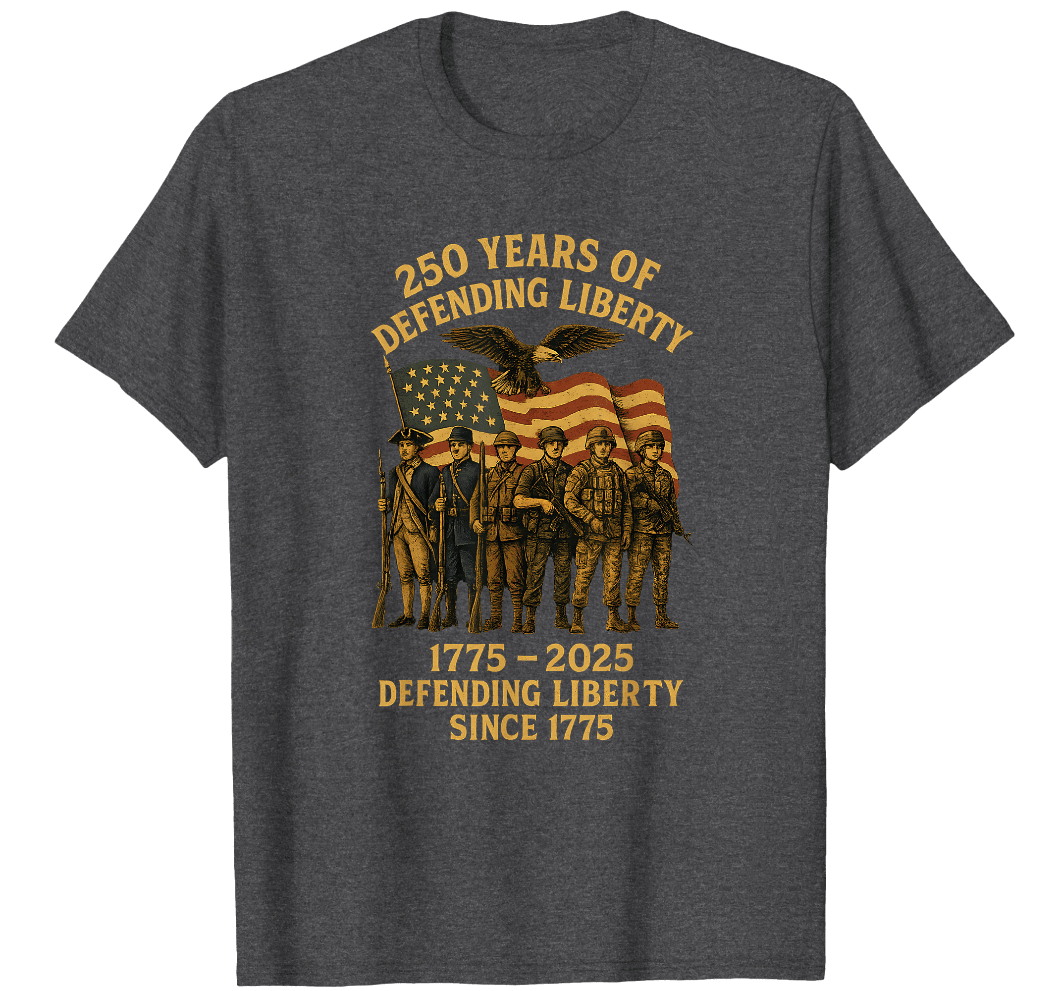 Patriotic USA Army Us Military Parade 250th anniversary 2025 T-Shirt ...