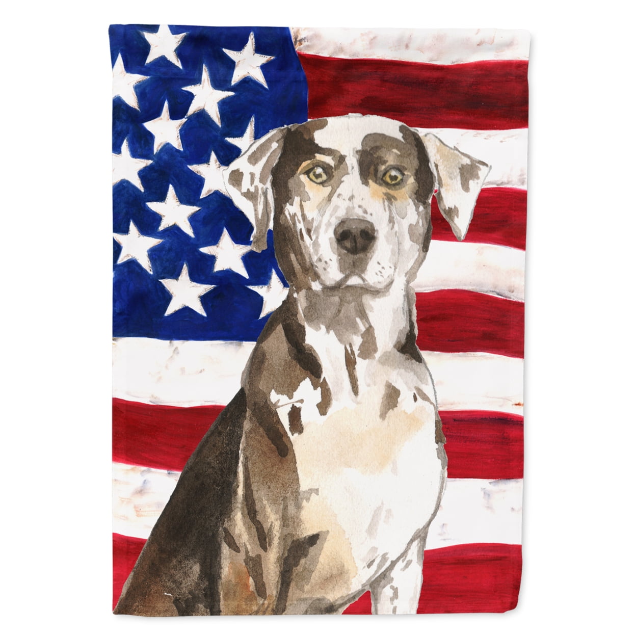 Patriotic USA Catahoula Leopard Dog Garden Flag - Walmart.com