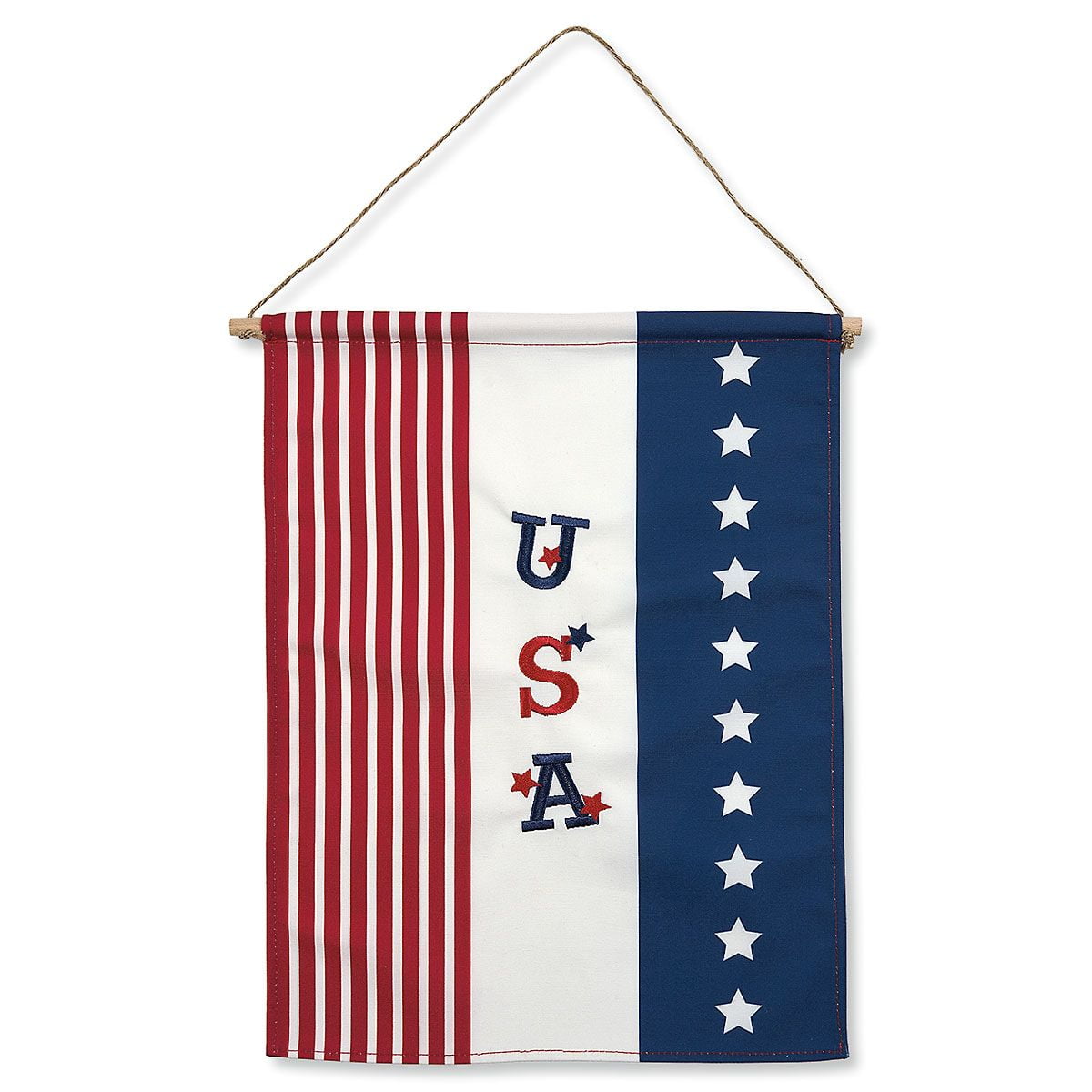 Patriotic USA Decorative Banner Flag - 12" x 15 1/2", Single-Sided ...