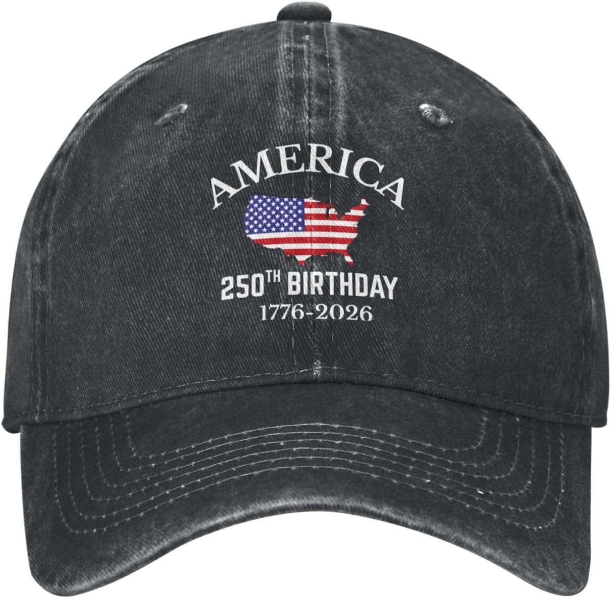 Patriotic USA Hat – America 250 Years Baseball Cap, 1776 to 2026 ...