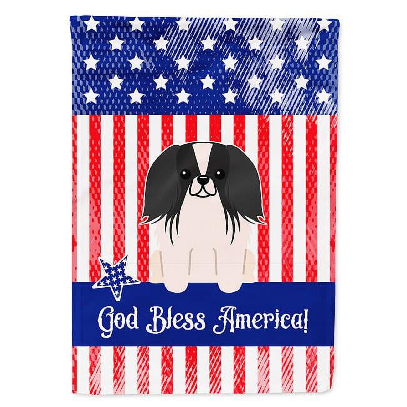 Patriotic USA Pekingnese Black White Garden Size Flag - Walmart.com