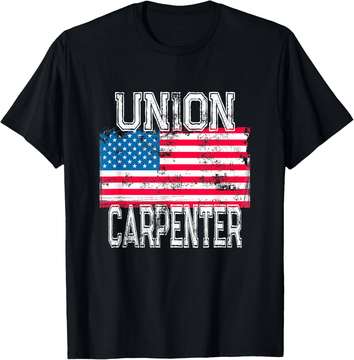 Patriotic Union Carpenter Vintage Worker T-Shirt Laborer men and women ...